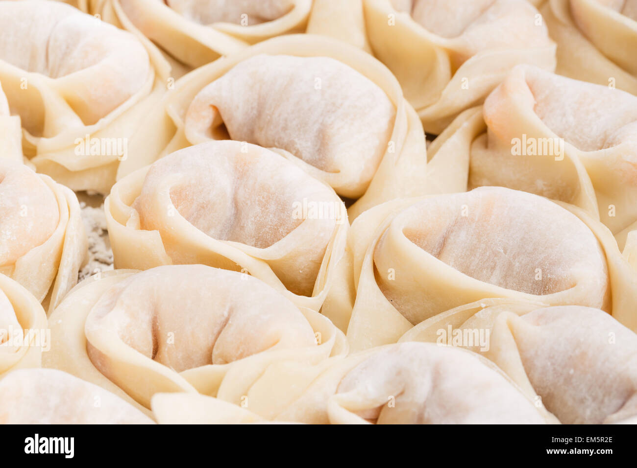 Homemade dumpling close up Stock Photo - Alamy