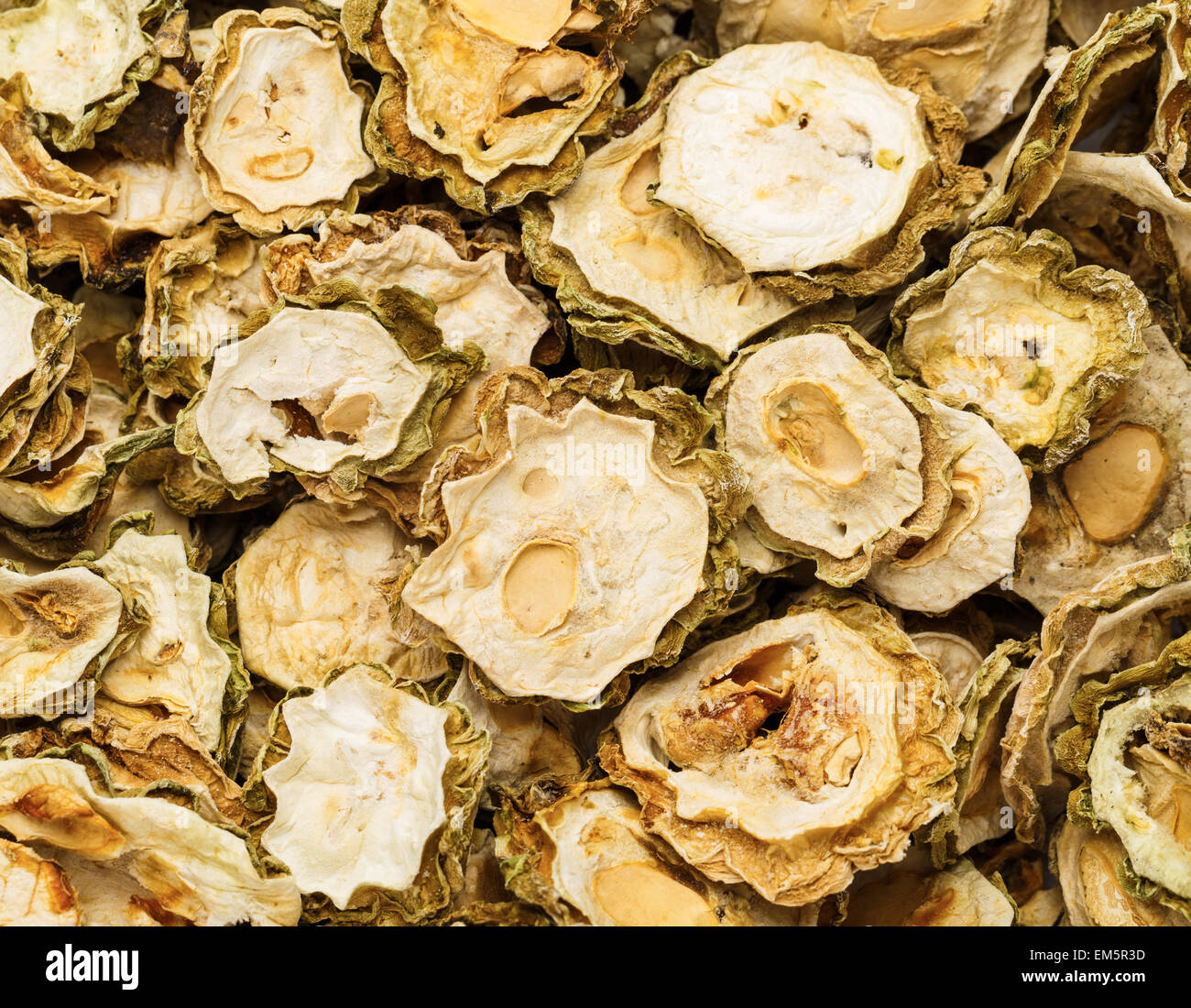 Dry bitter melon Stock Photo - Alamy