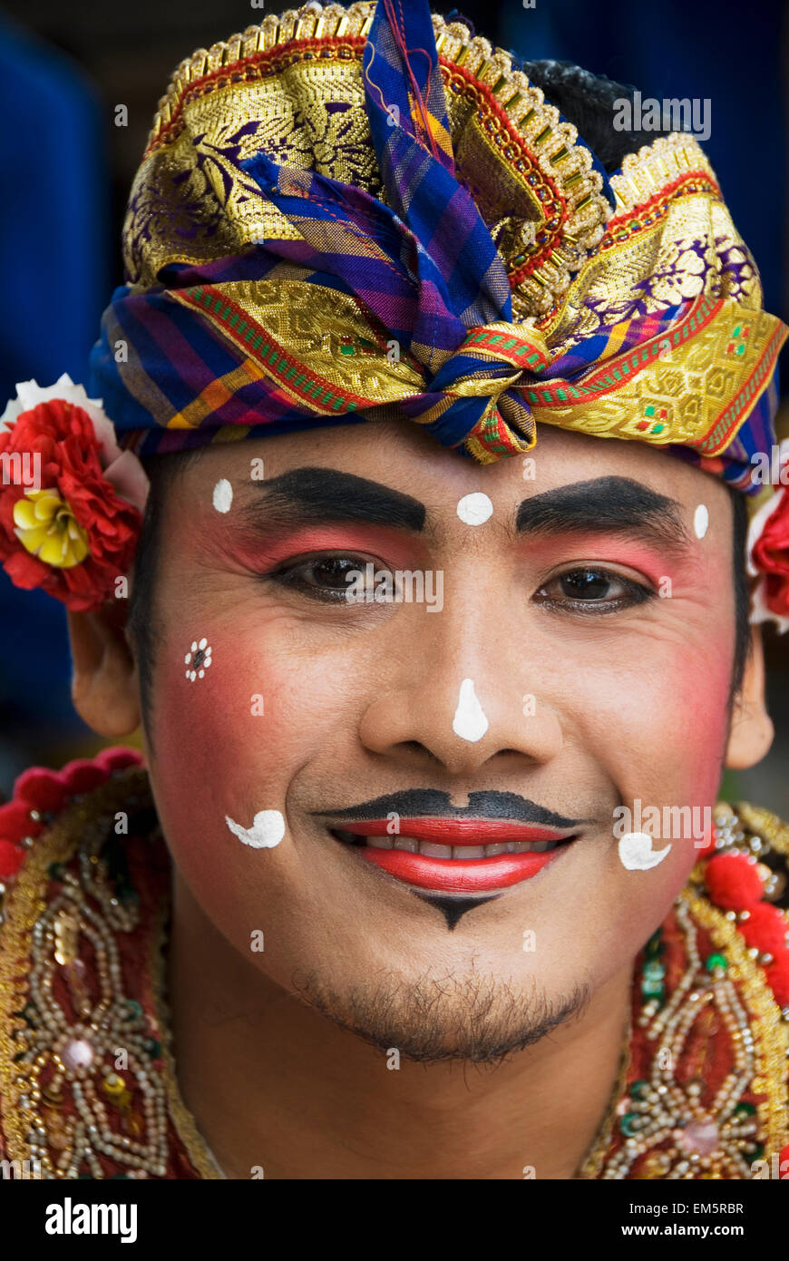 Indonesia, Bali, Batubulan Village, Barong Dance, Barong Dancer Stock ...