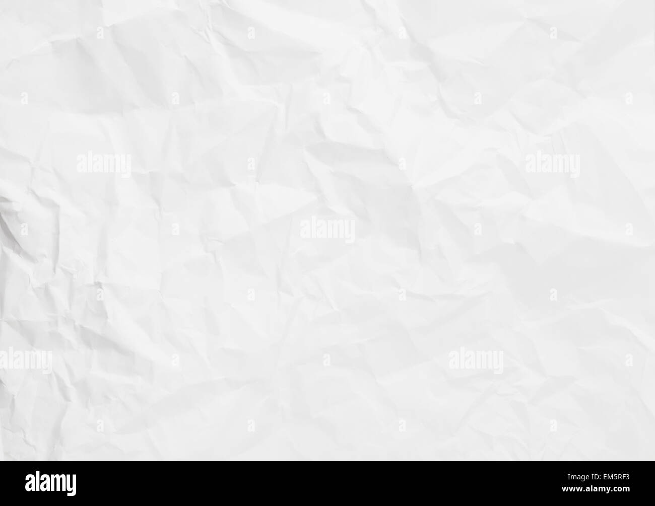 White wrinkled paper background texture Stock Photo - Alamy