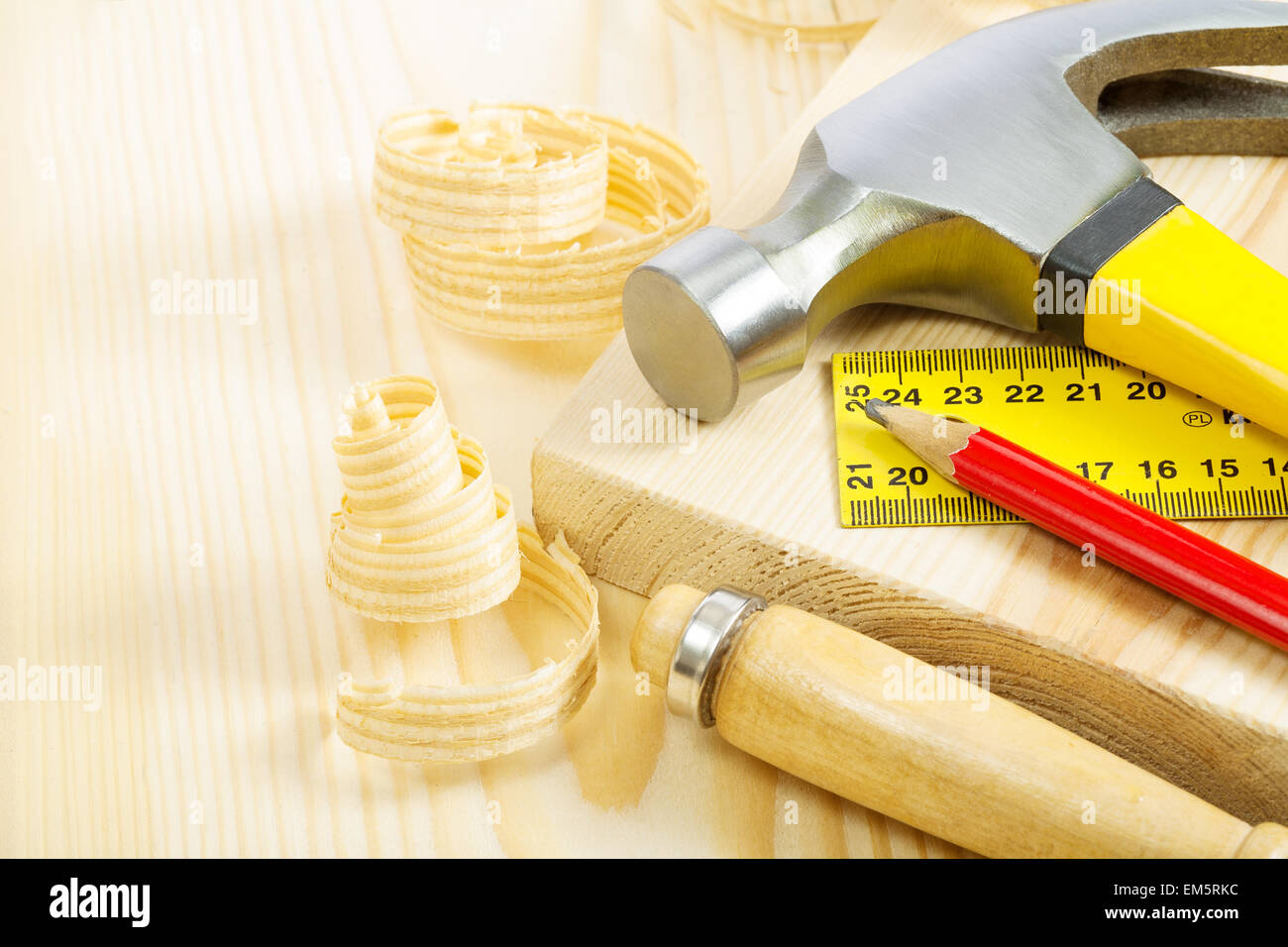 Carpentry tools hi-res stock photography and images - Alamy