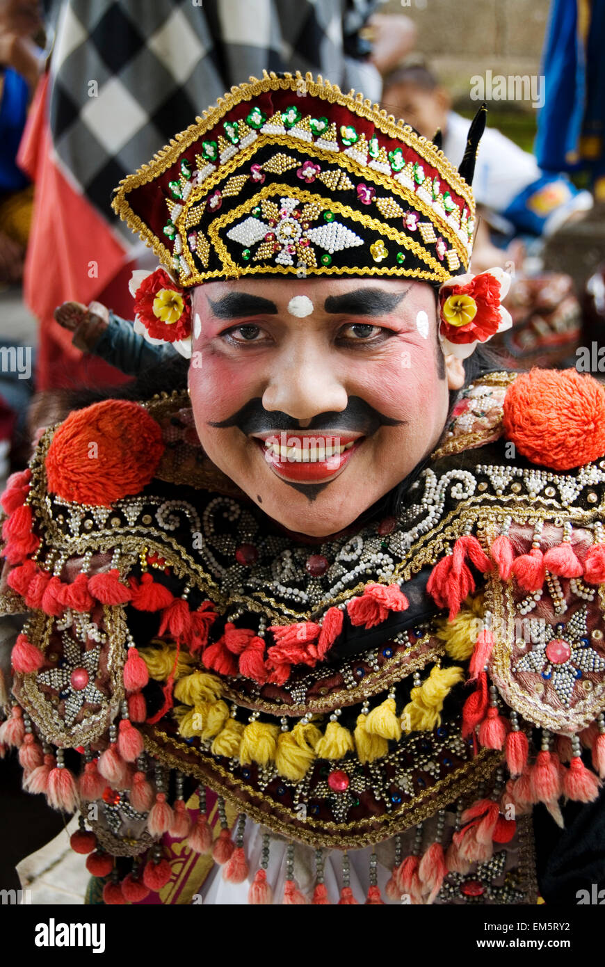 Indonesia, Bali, Batubulan Village, Barong Dance, Barong Dancer Stock ...