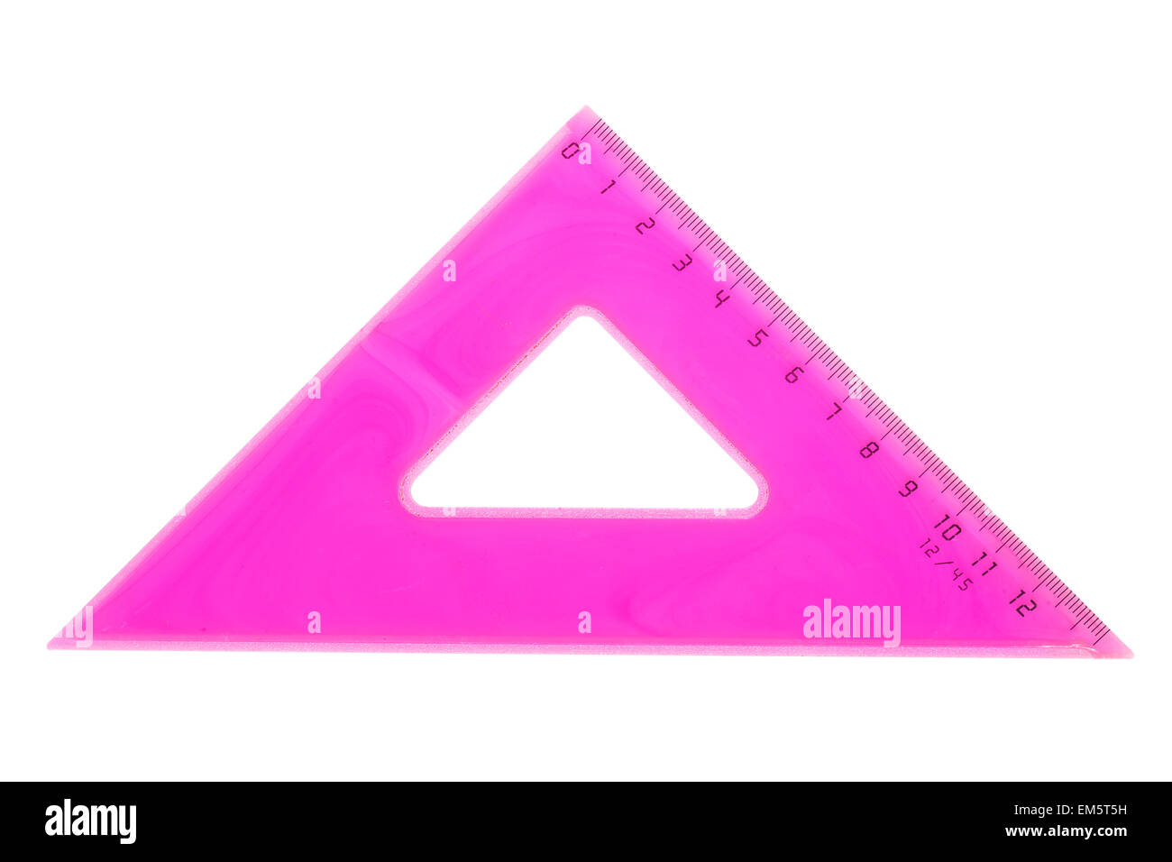 pink school triangle Stock Photo - Alamy