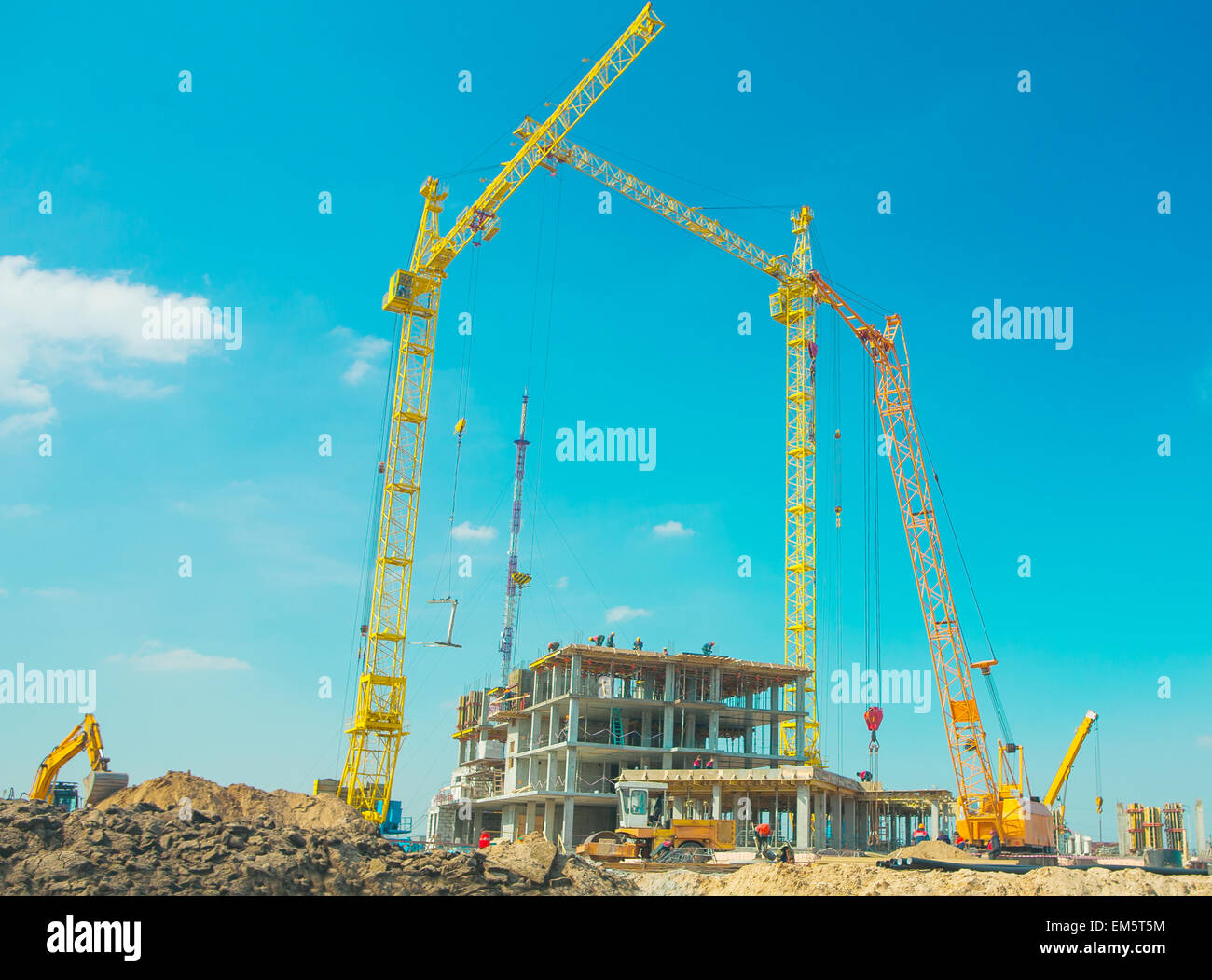 Housing construction process hi-res stock photography and images - Alamy