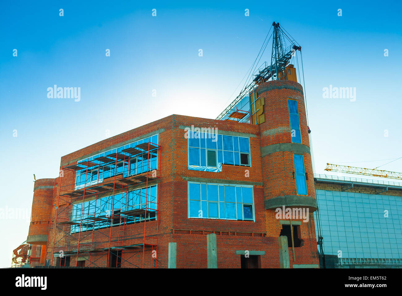 reconstruction of building Stock Photo - Alamy