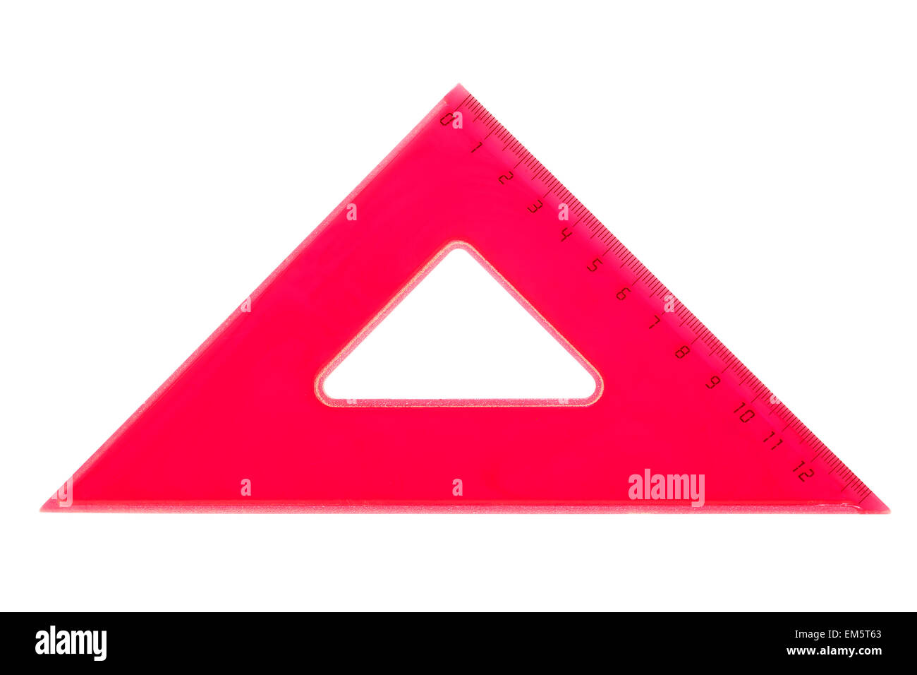 Isolated red triangle Cut Out Stock Images & Pictures - Alamy