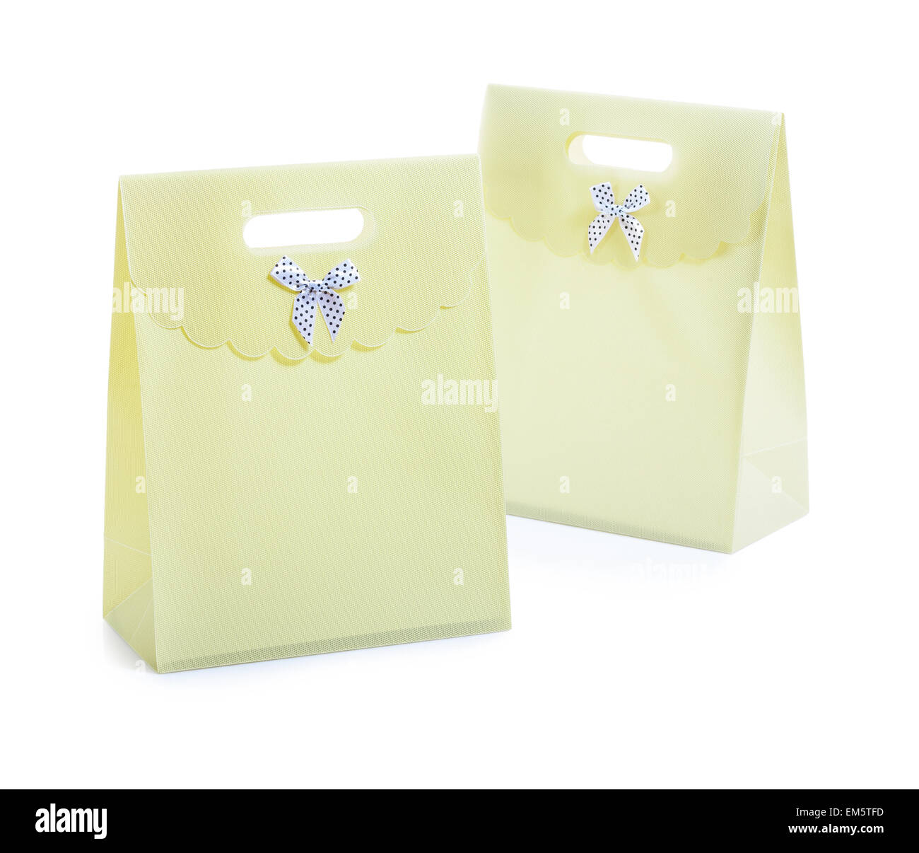 two isolated paper bags Stock Photo - Alamy