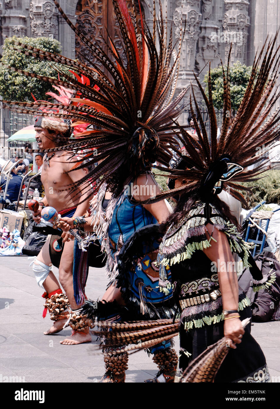 Traditional aztec dancers at hi-res stock photography and images - Alamy