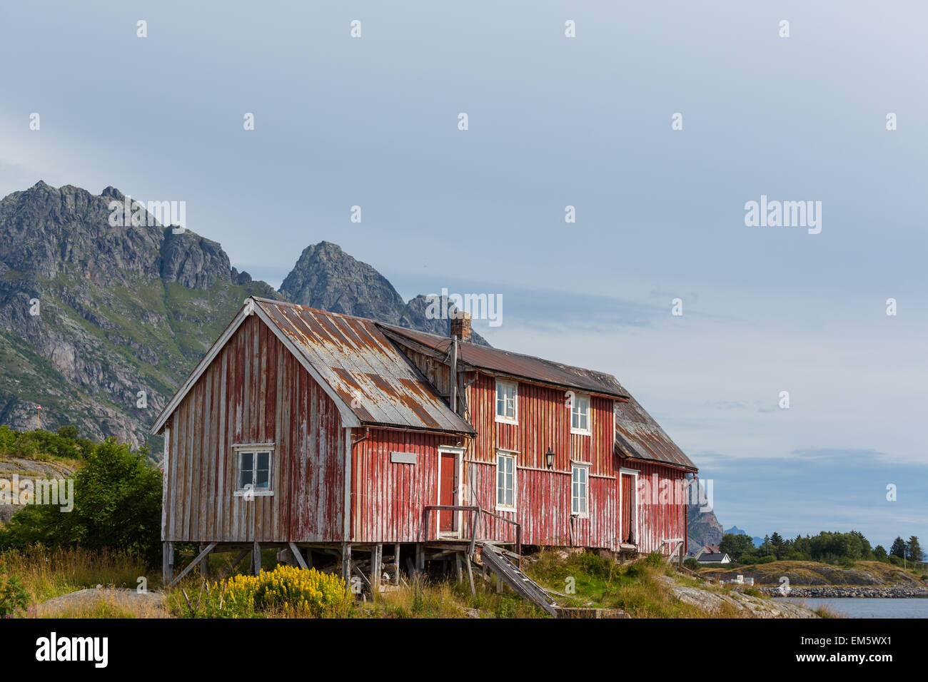 Huts in Norway Stock Photo - Alamy