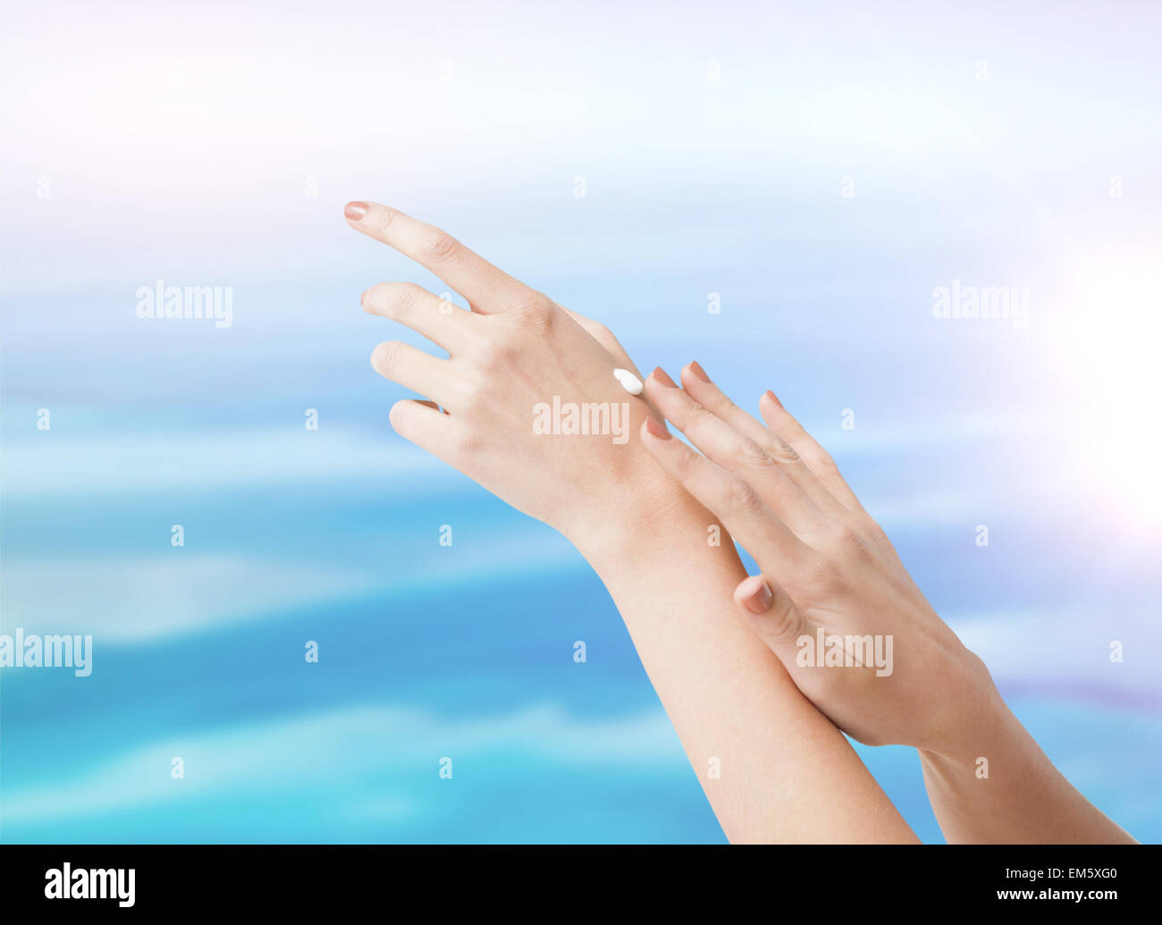 female soft skin hands Stock Photo - Alamy