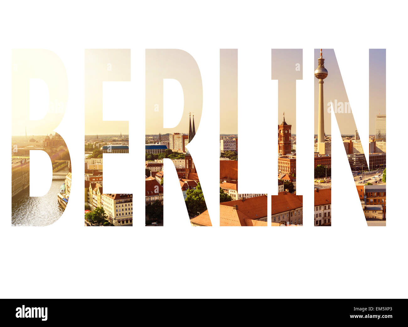 White text berlin hi-res stock photography and images - Alamy