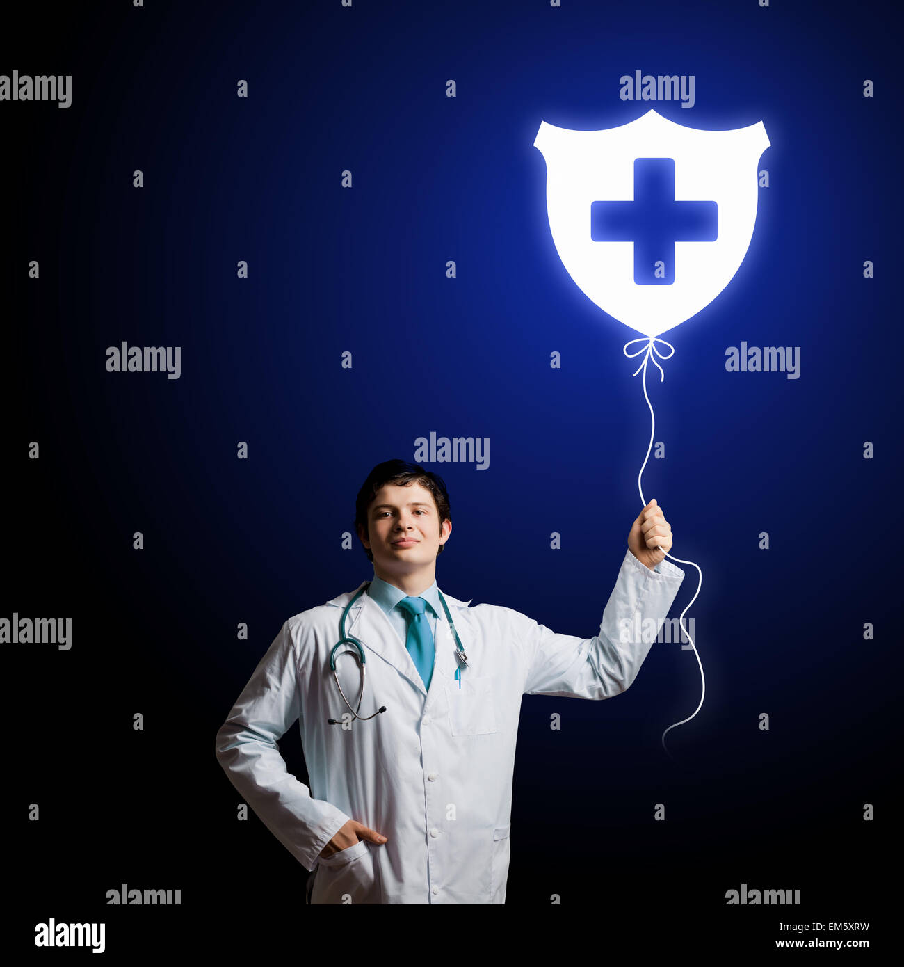 Doctor hospital guard hi-res stock photography and images - Alamy