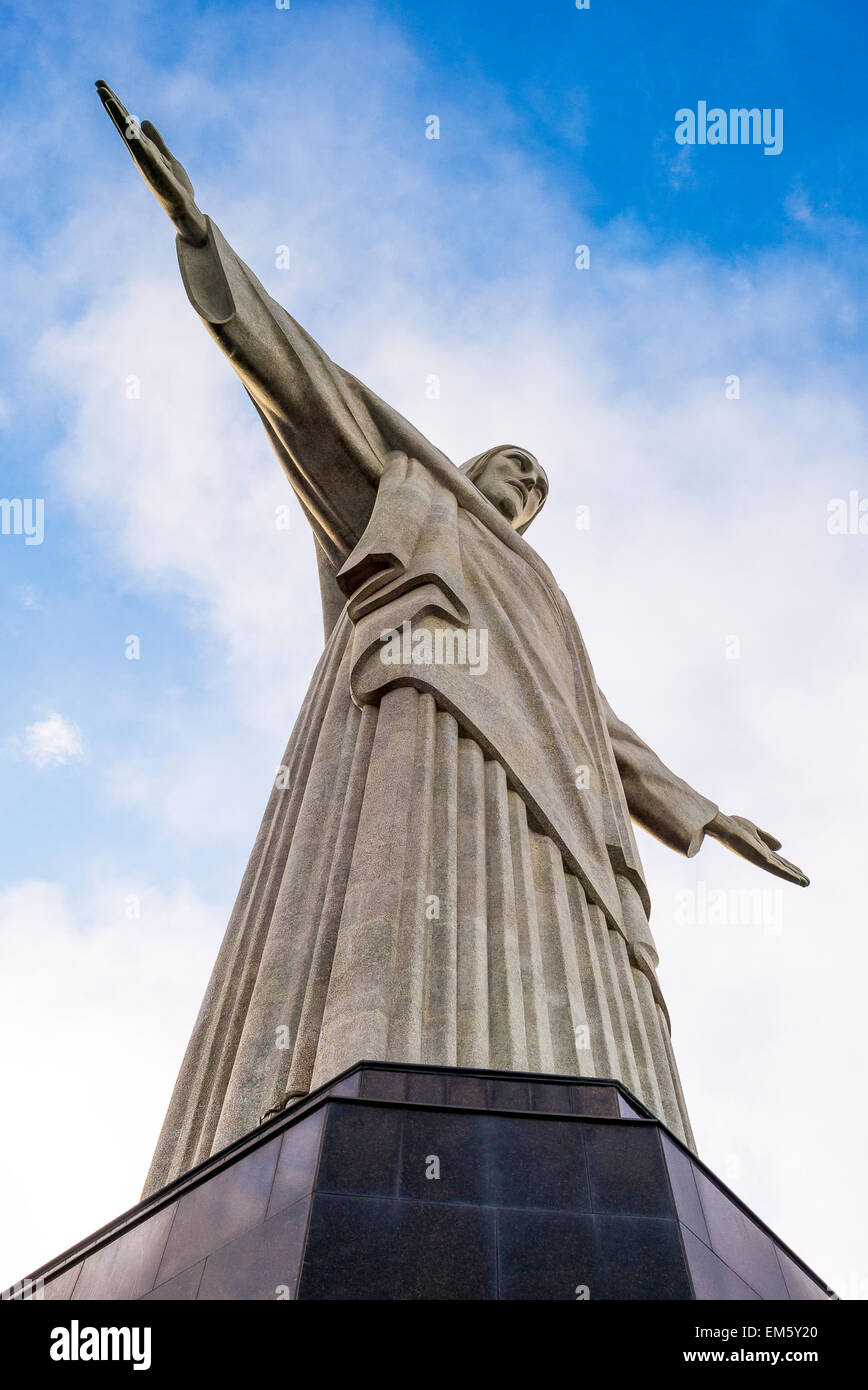 Brazil, Rio De Janeiro, the statue of Christ the Redeemer on Corcovado ...