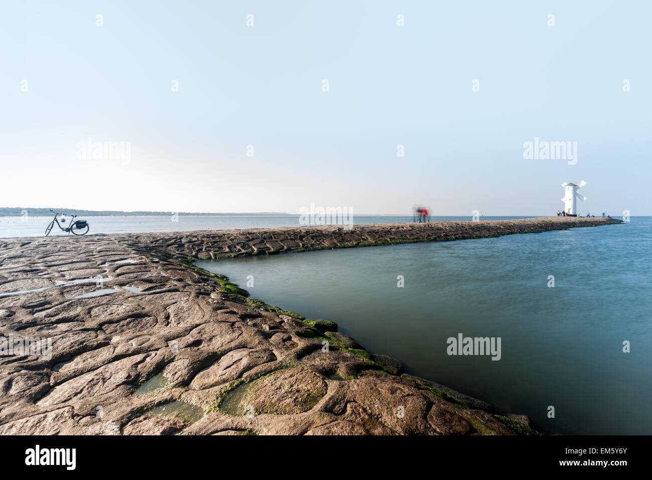 Stawa Mlyny - a beacon in the shape of a windmill in Swinoujscie ...