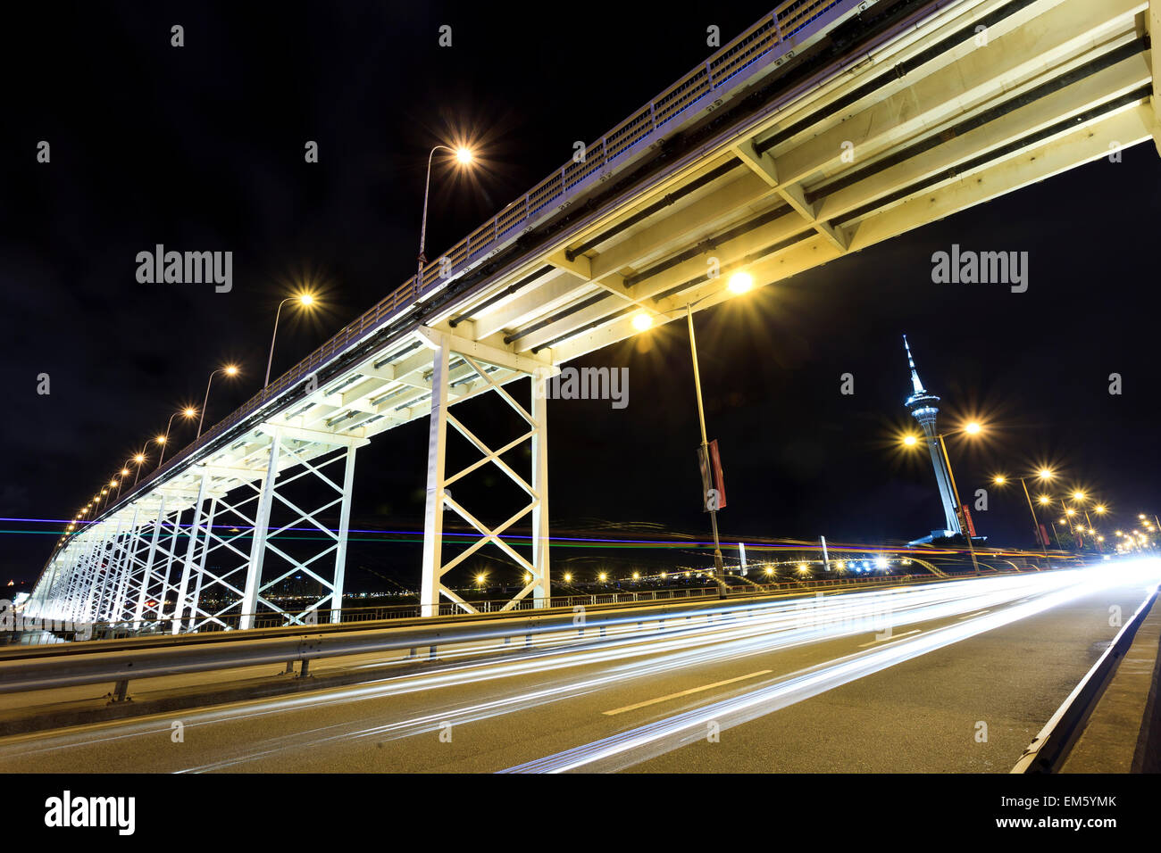 Bridge in macau night hi-res stock photography and images - Alamy