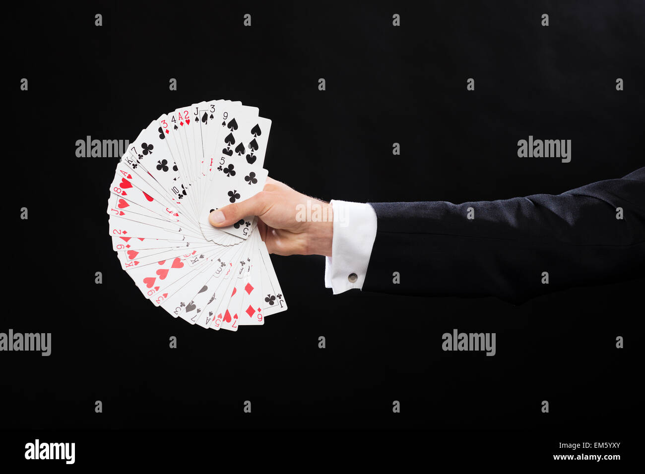 Pack of playing cards hand hi-res stock photography and images - Alamy