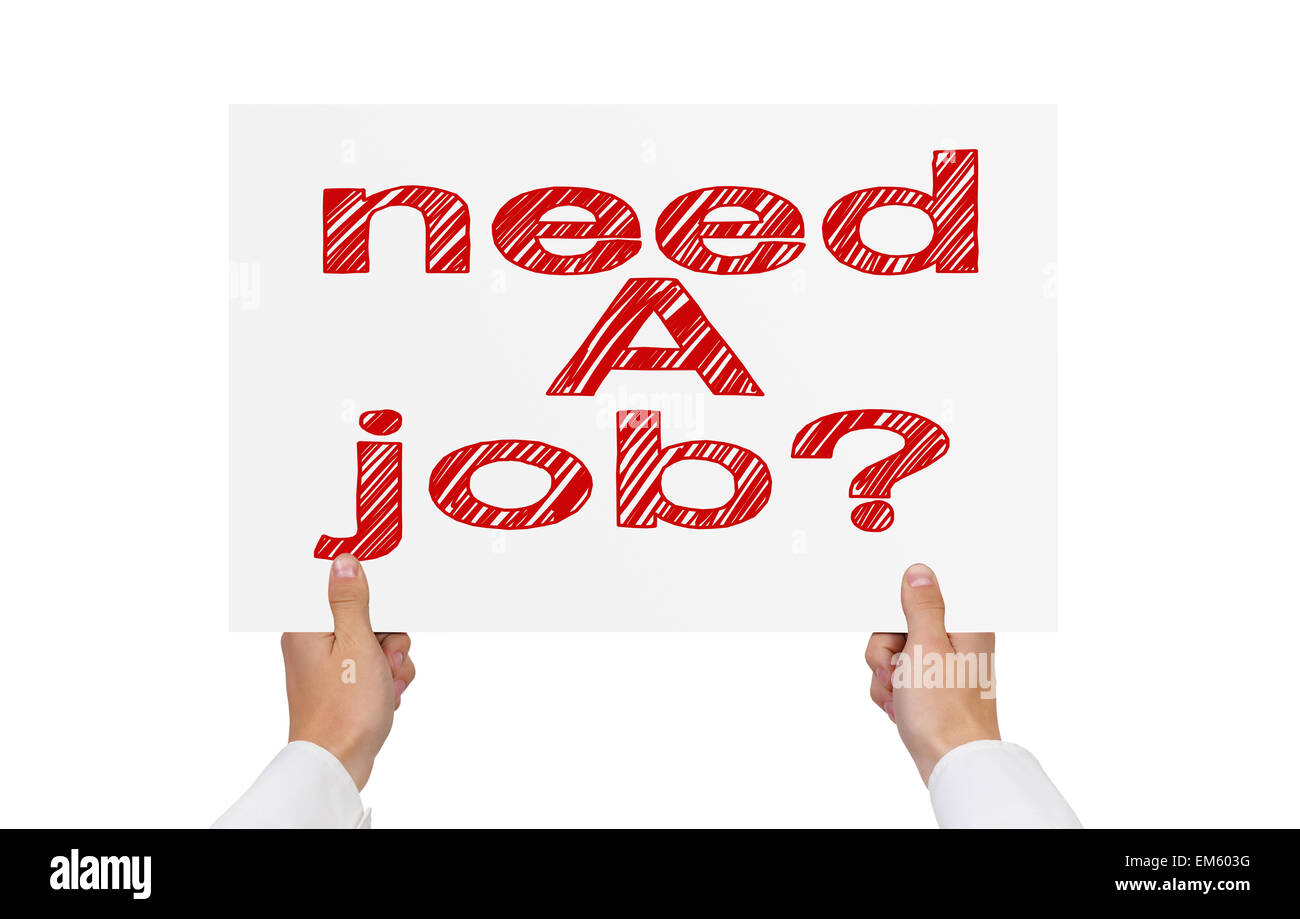 need a job Stock Photo - Alamy
