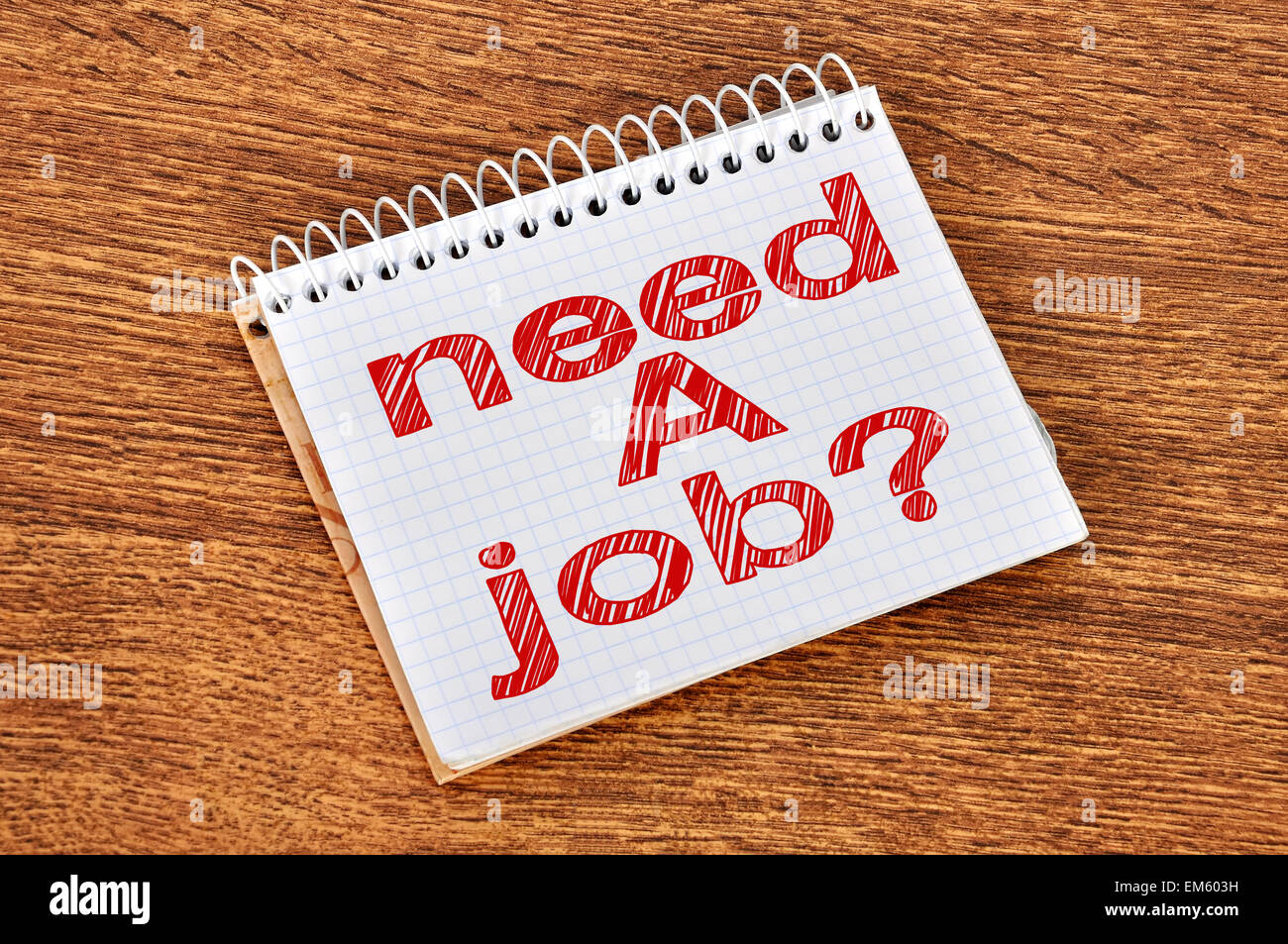 need a job Stock Photo - Alamy