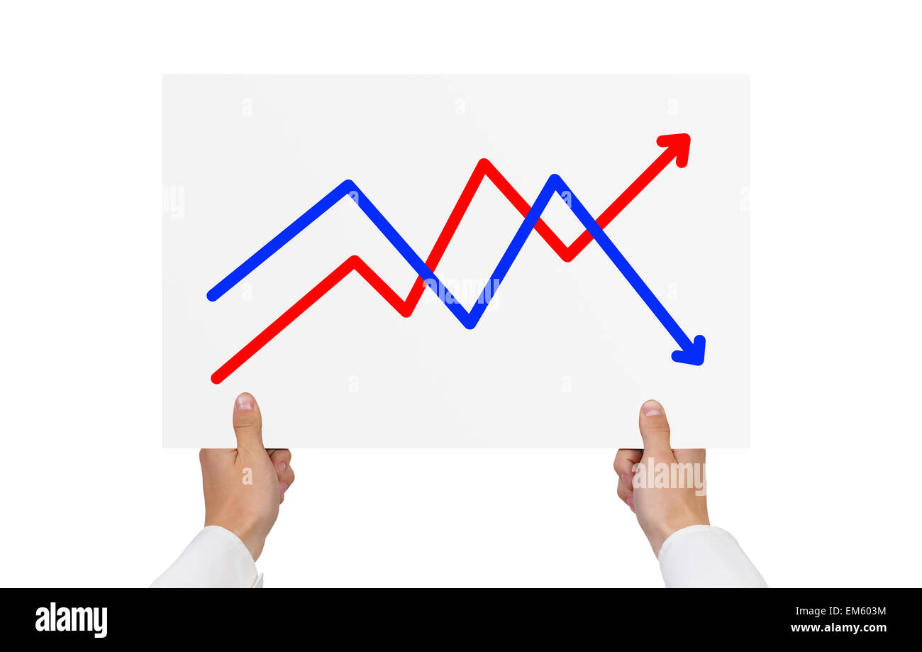 paper with graph Stock Photo - Alamy