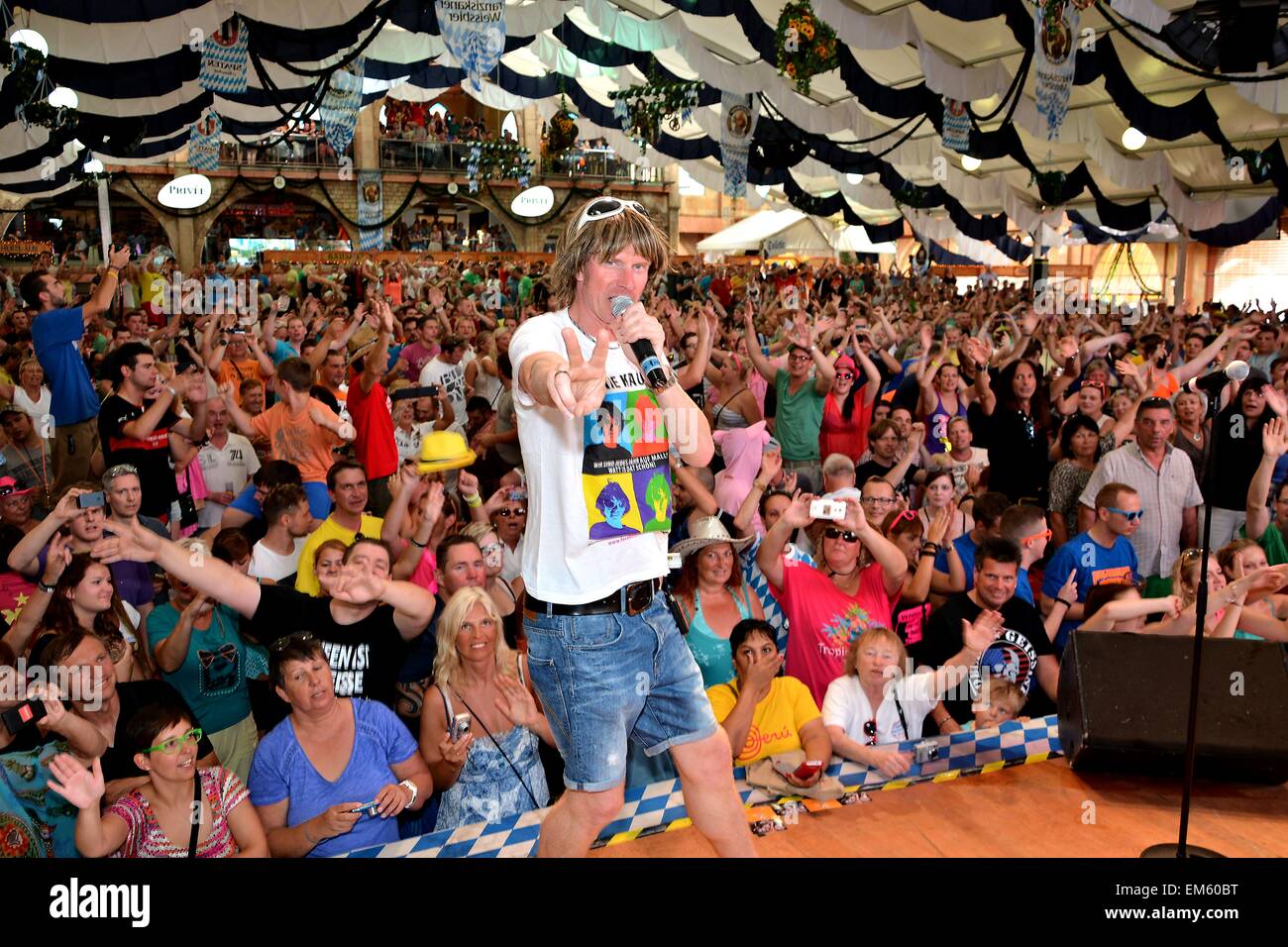 Mickie Krause performing live at Megapark. The singer, who's real name ...