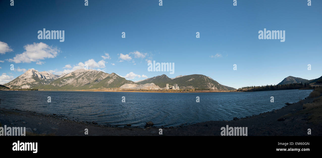 Canada, Banff National Park; Alberta, Limestone mining Stock Photo - Alamy