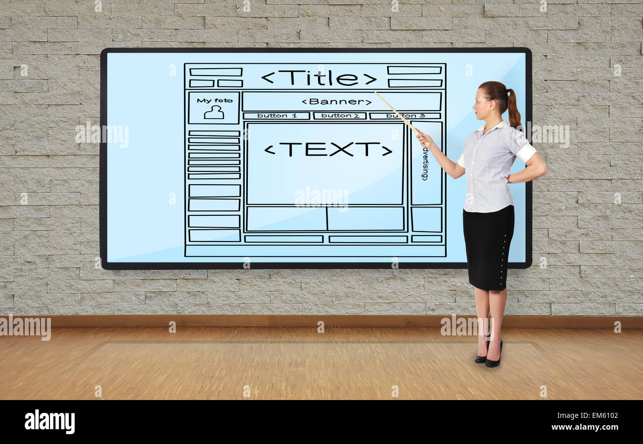Plasma panel template web hi-res stock photography and images - Alamy