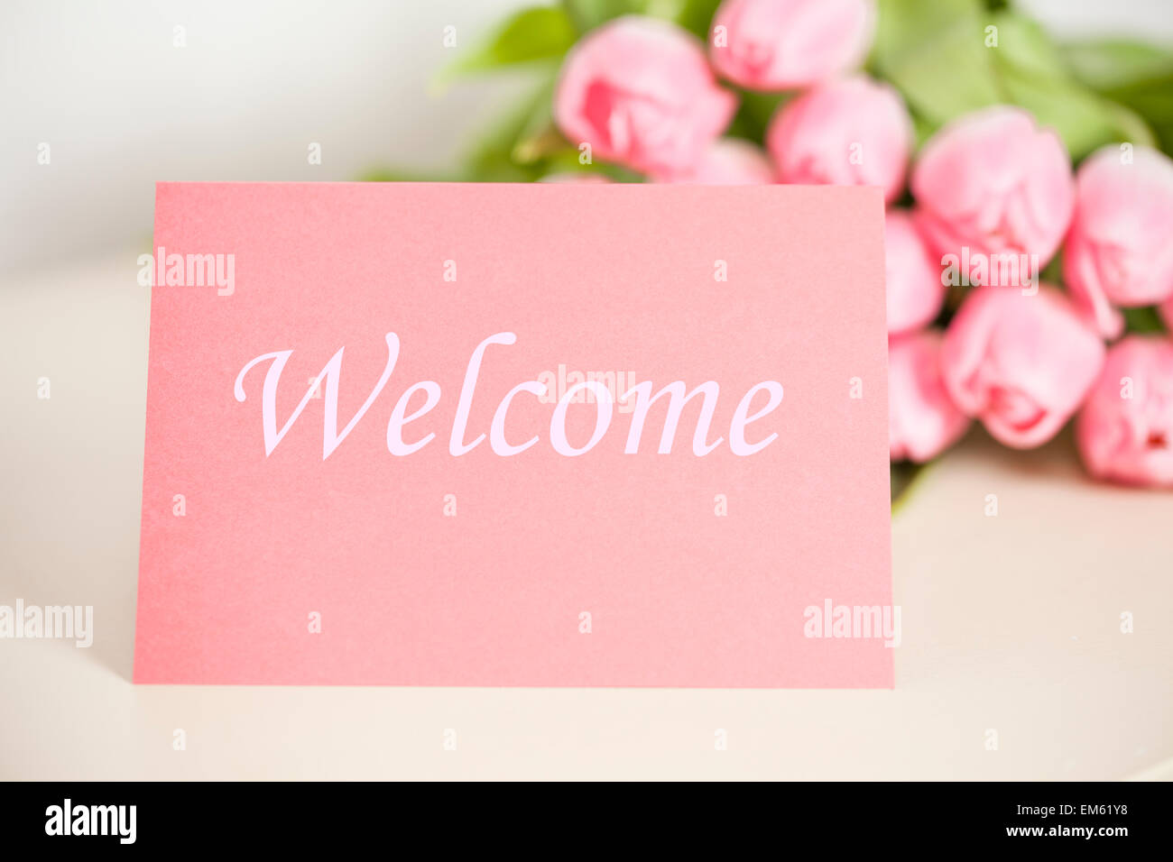 Welcome card hi-res stock photography and images - Alamy