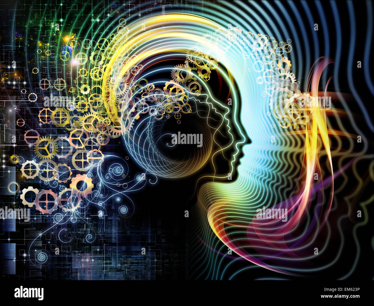 Inner Life of Human Mind Stock Photo - Alamy