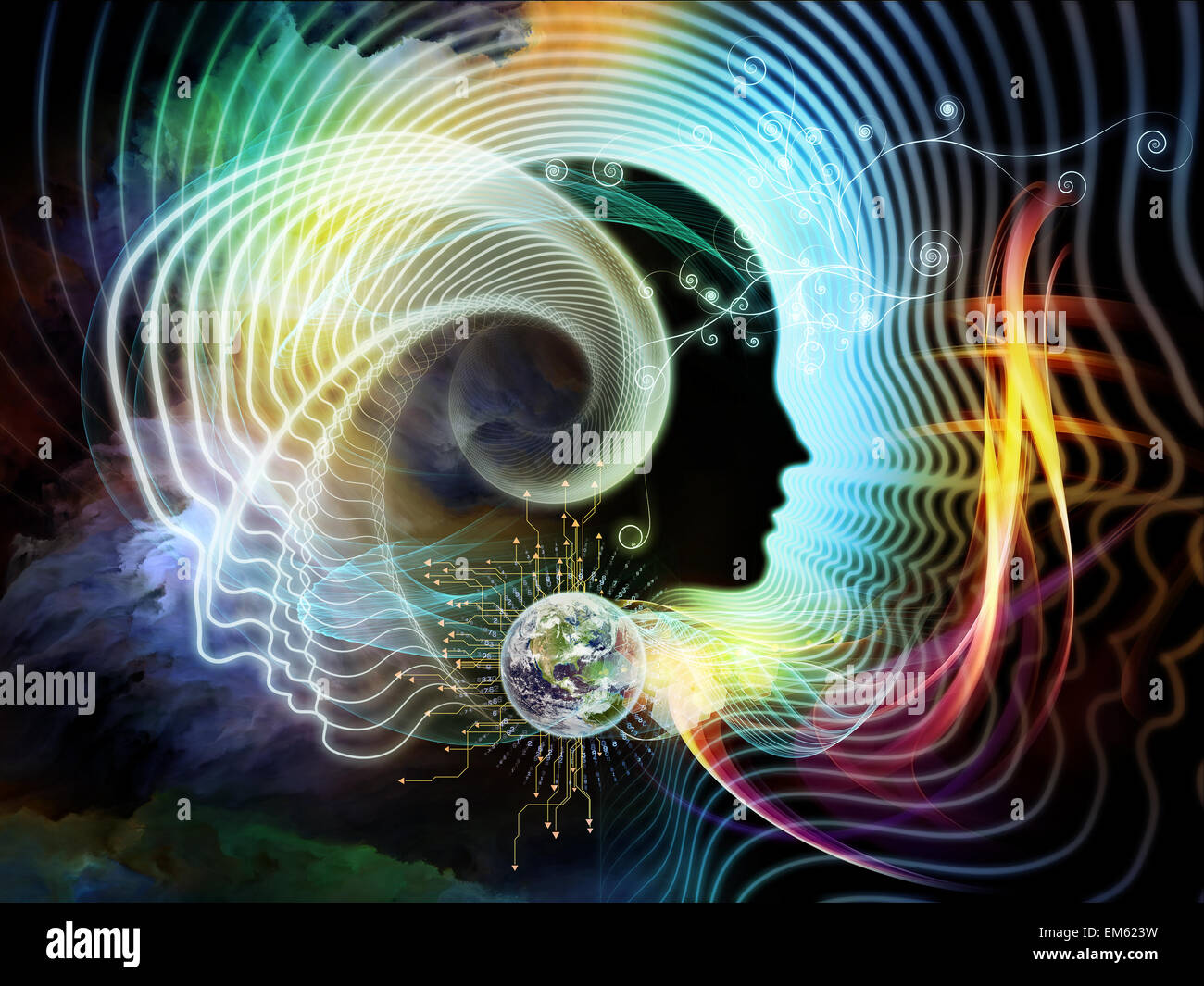 Inner Life of Human Mind Stock Photo - Alamy