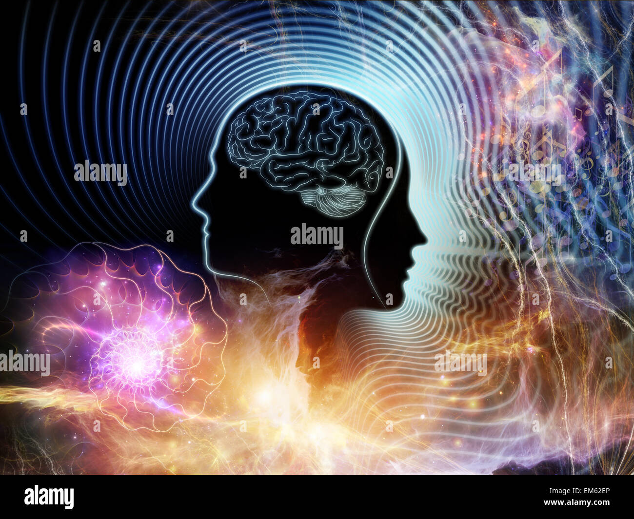 Beyond Human Mind Stock Photo - Alamy