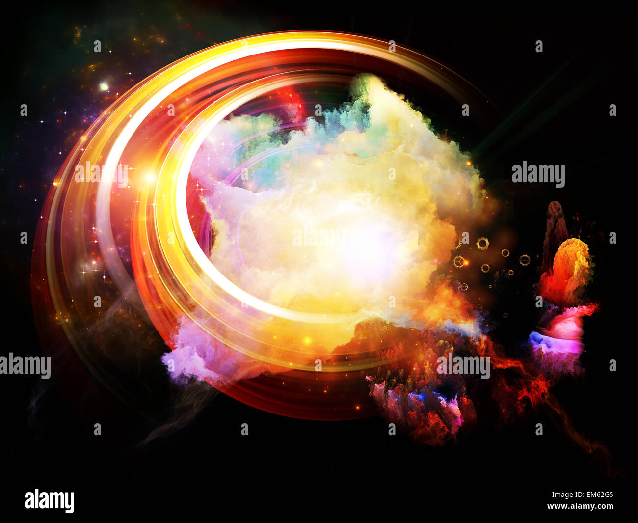 Emergence of Design Nebulae Stock Photo - Alamy