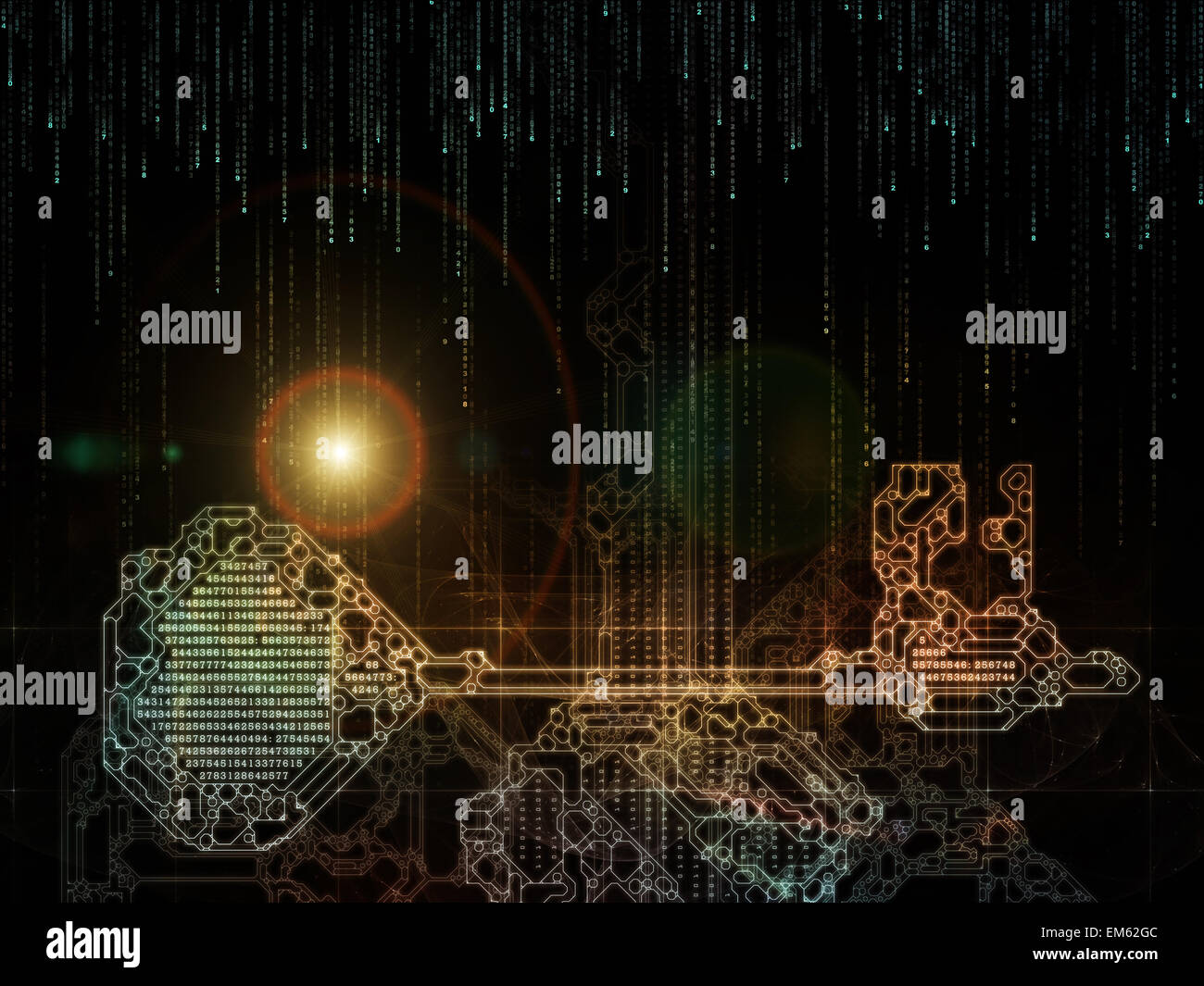 Computing Key Code Stock Photo - Alamy