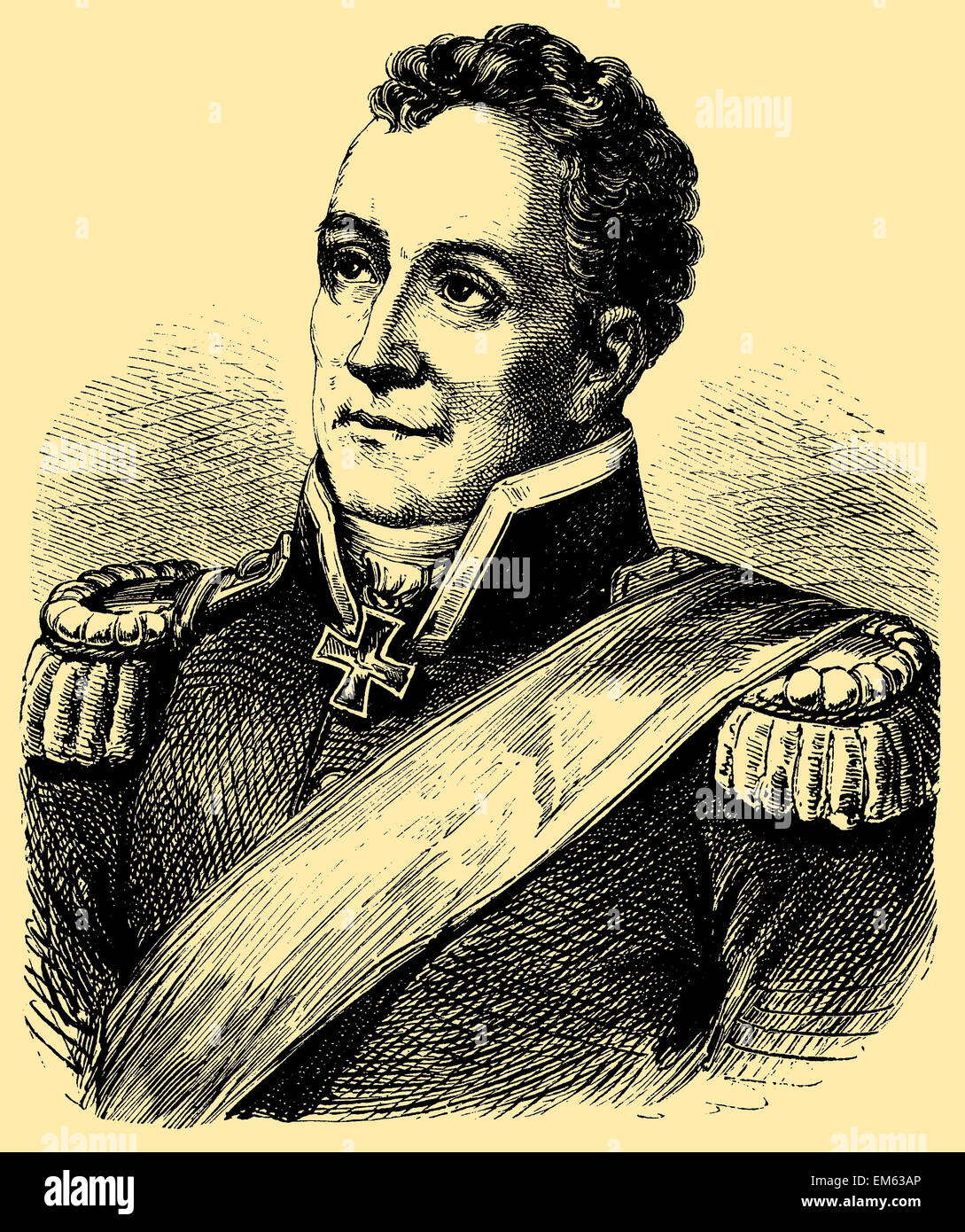 Karl August von Hardenberg (1750-1822), Prussian statesman Stock Photo ...