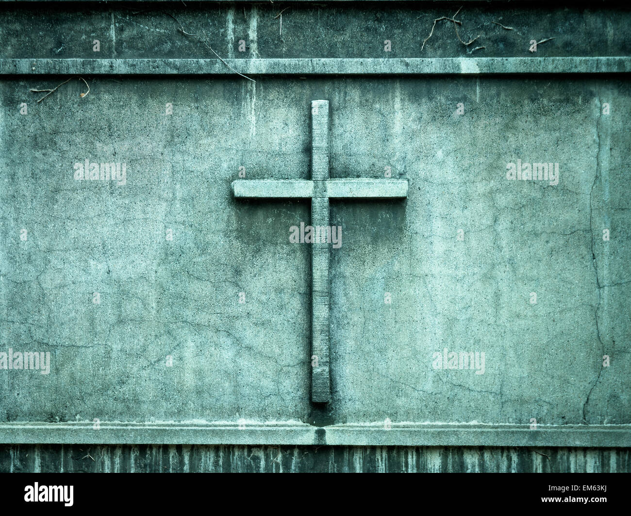 cross on wall background Stock Photo - Alamy