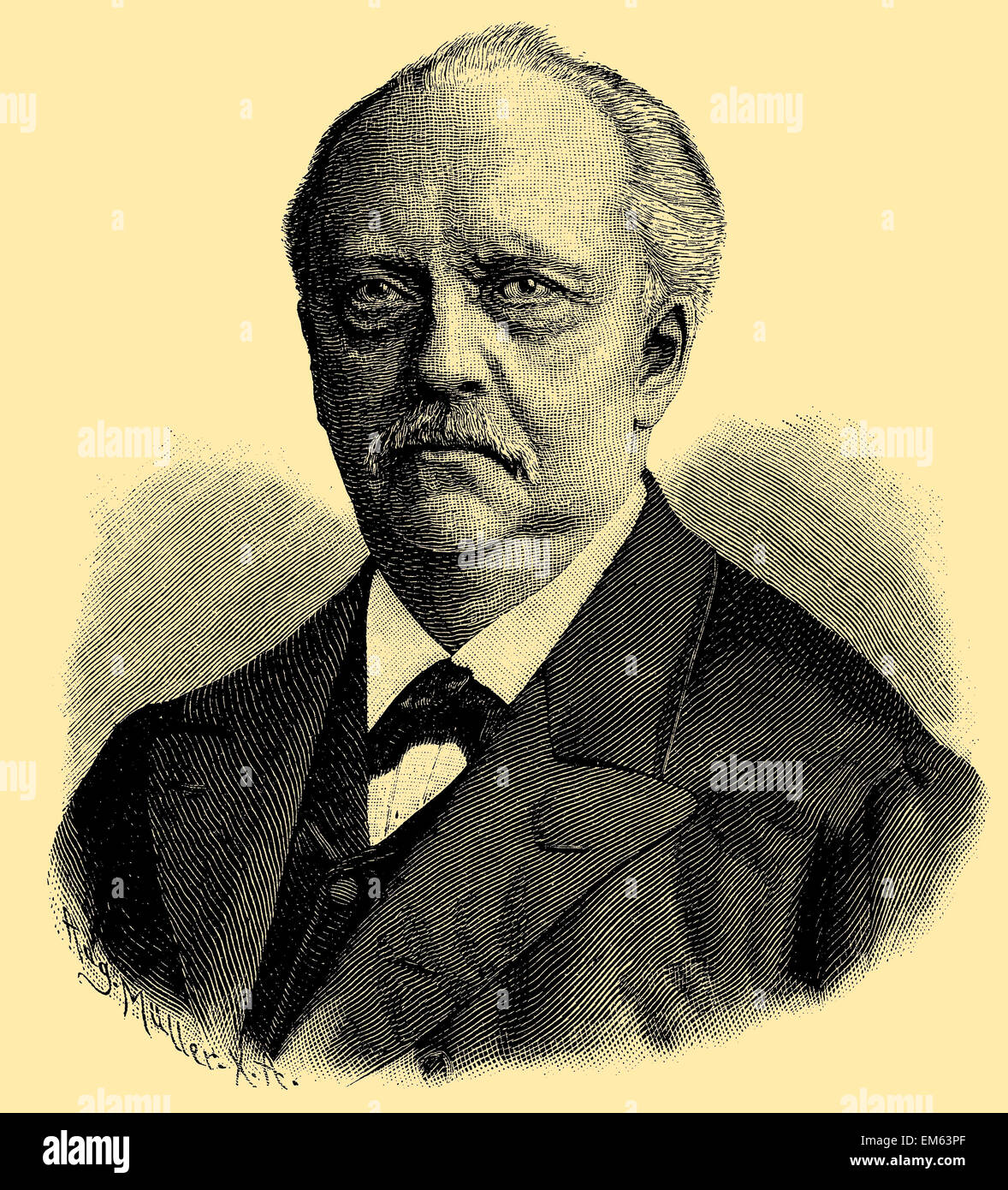 Hermann von Helmholtz (1821 – 1894), German physician and physicist ...