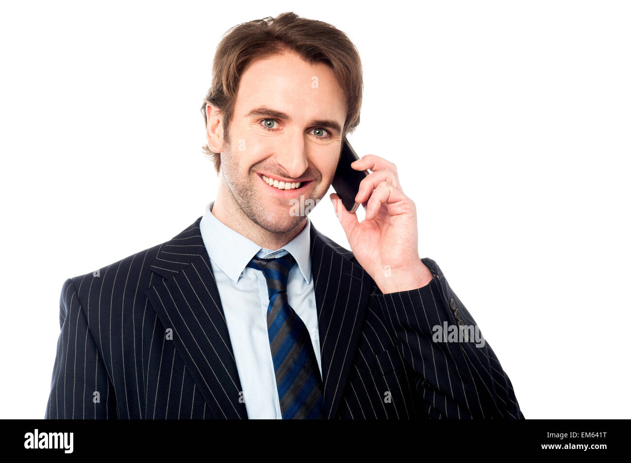 Boss communicating hi-res stock photography and images - Alamy