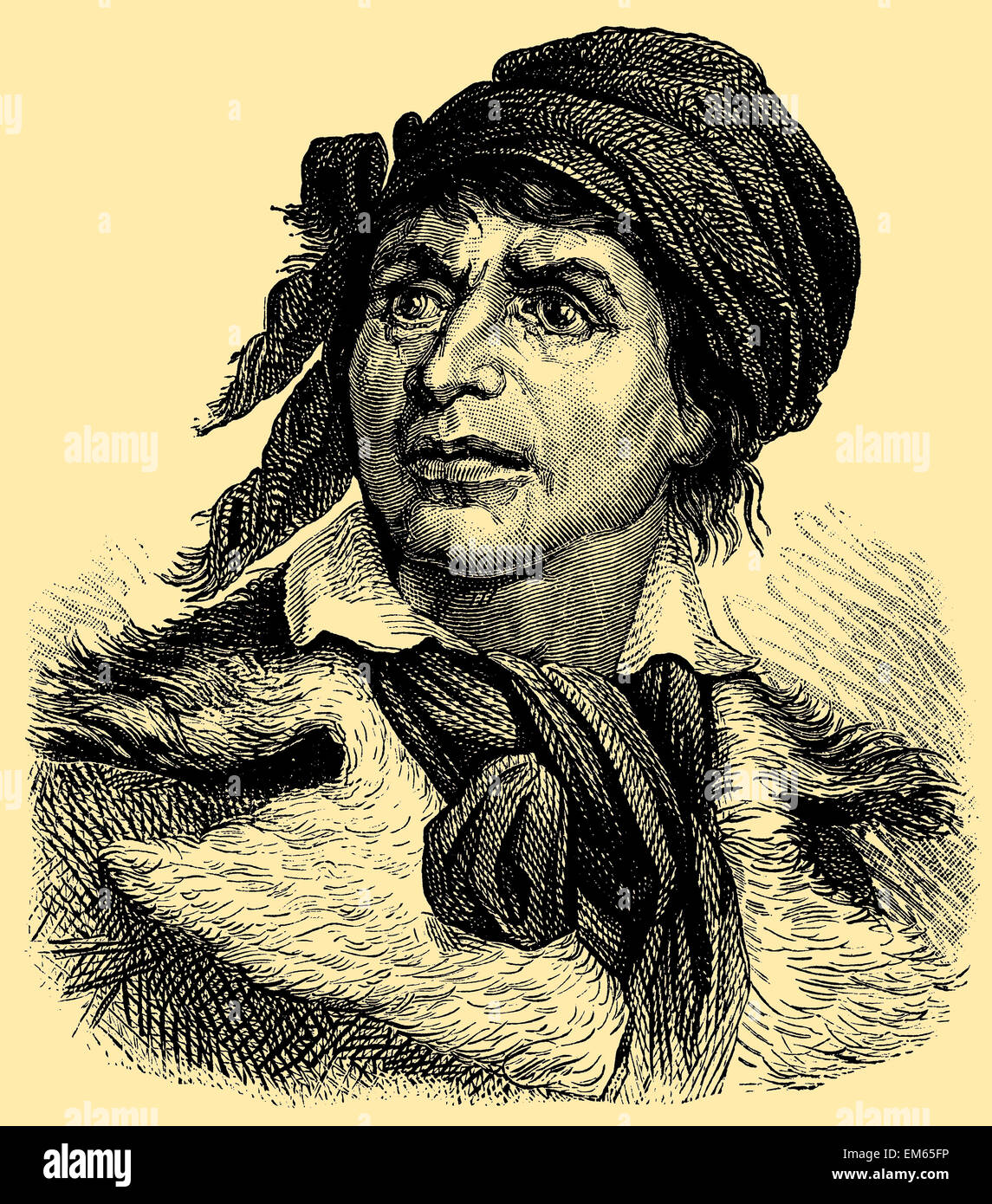 Jean-Paul Marat (1743-1793), Swiss-born scientist and physician and ...