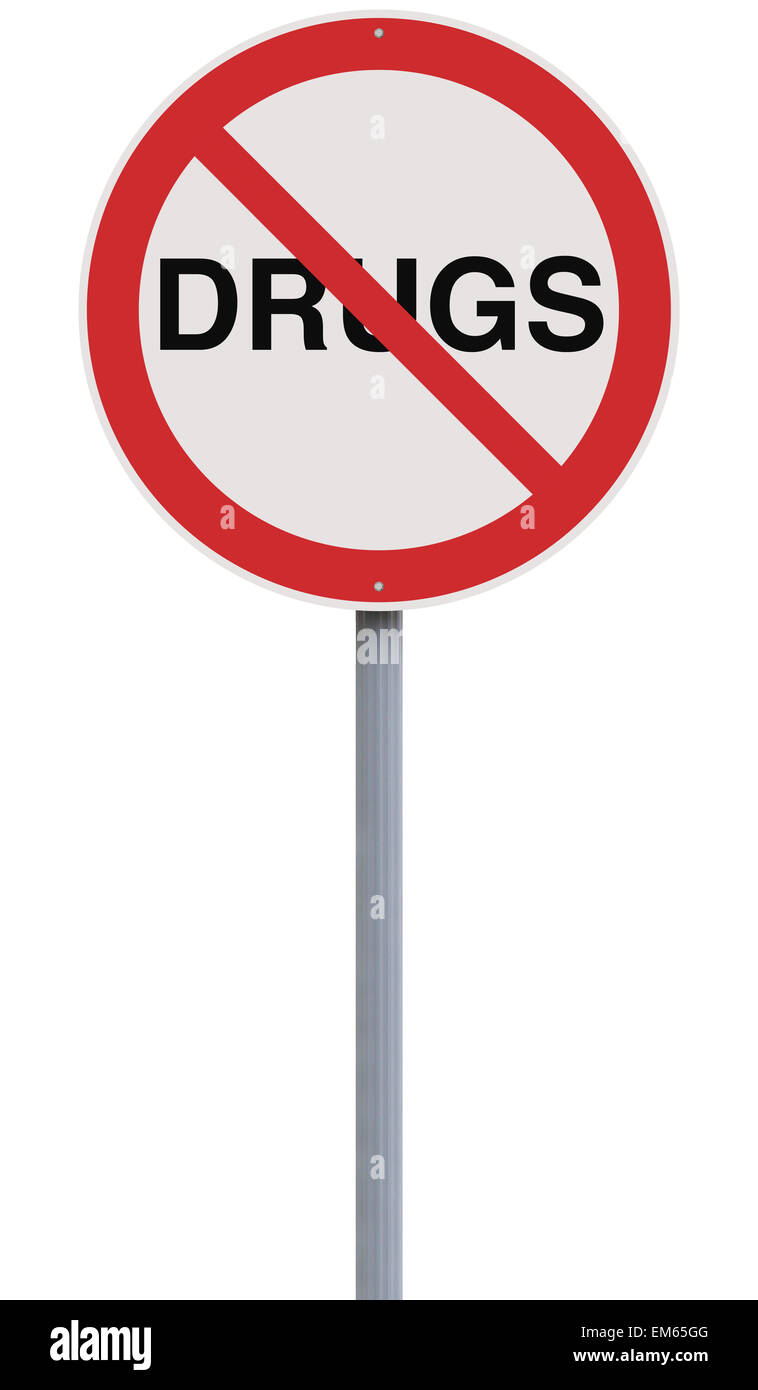 Drugs warning sign hi-res stock photography and images - Alamy