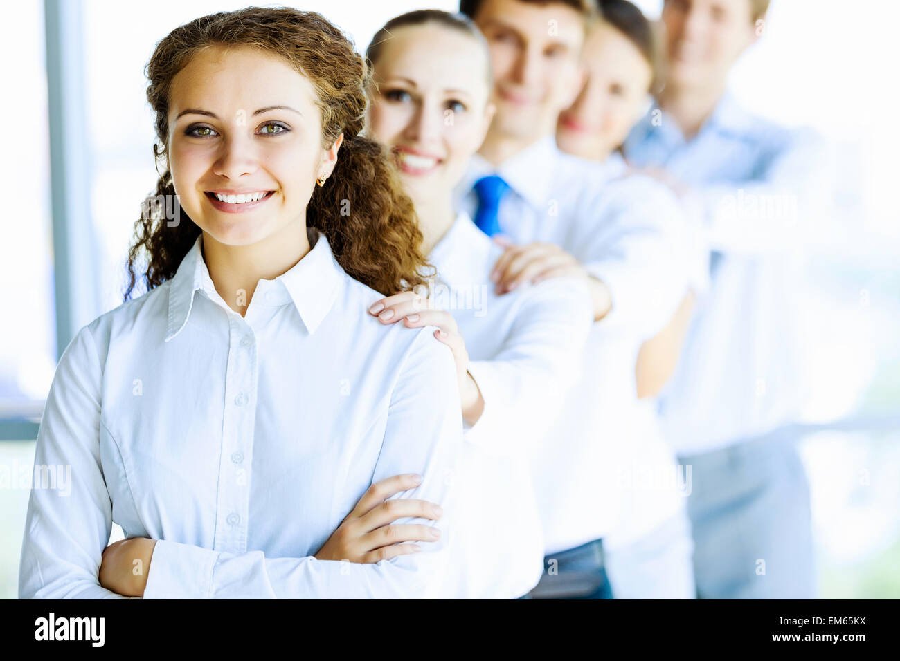Team of business people Stock Photo - Alamy