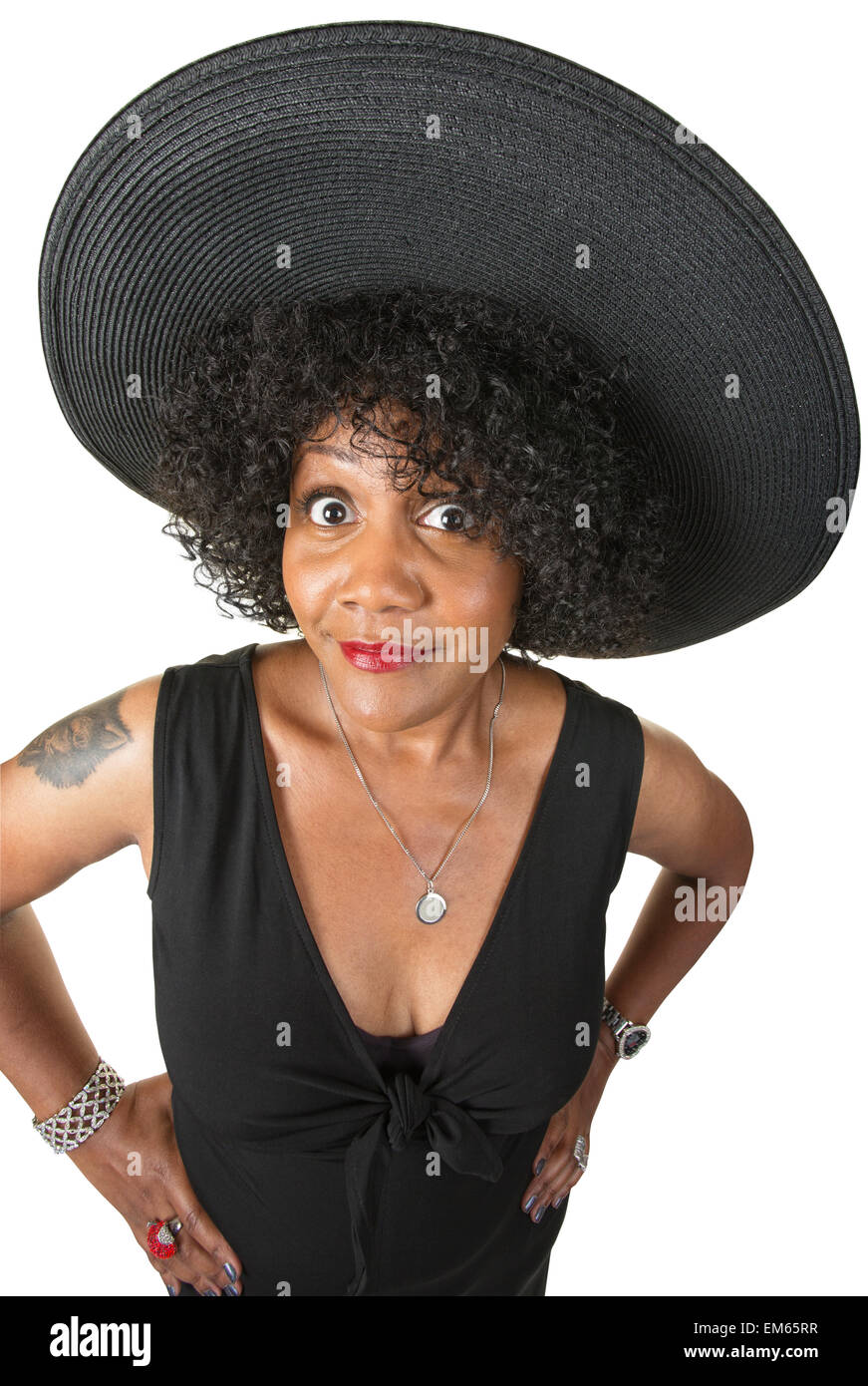Mature Woman with Tattoo Stock Photo - Alamy