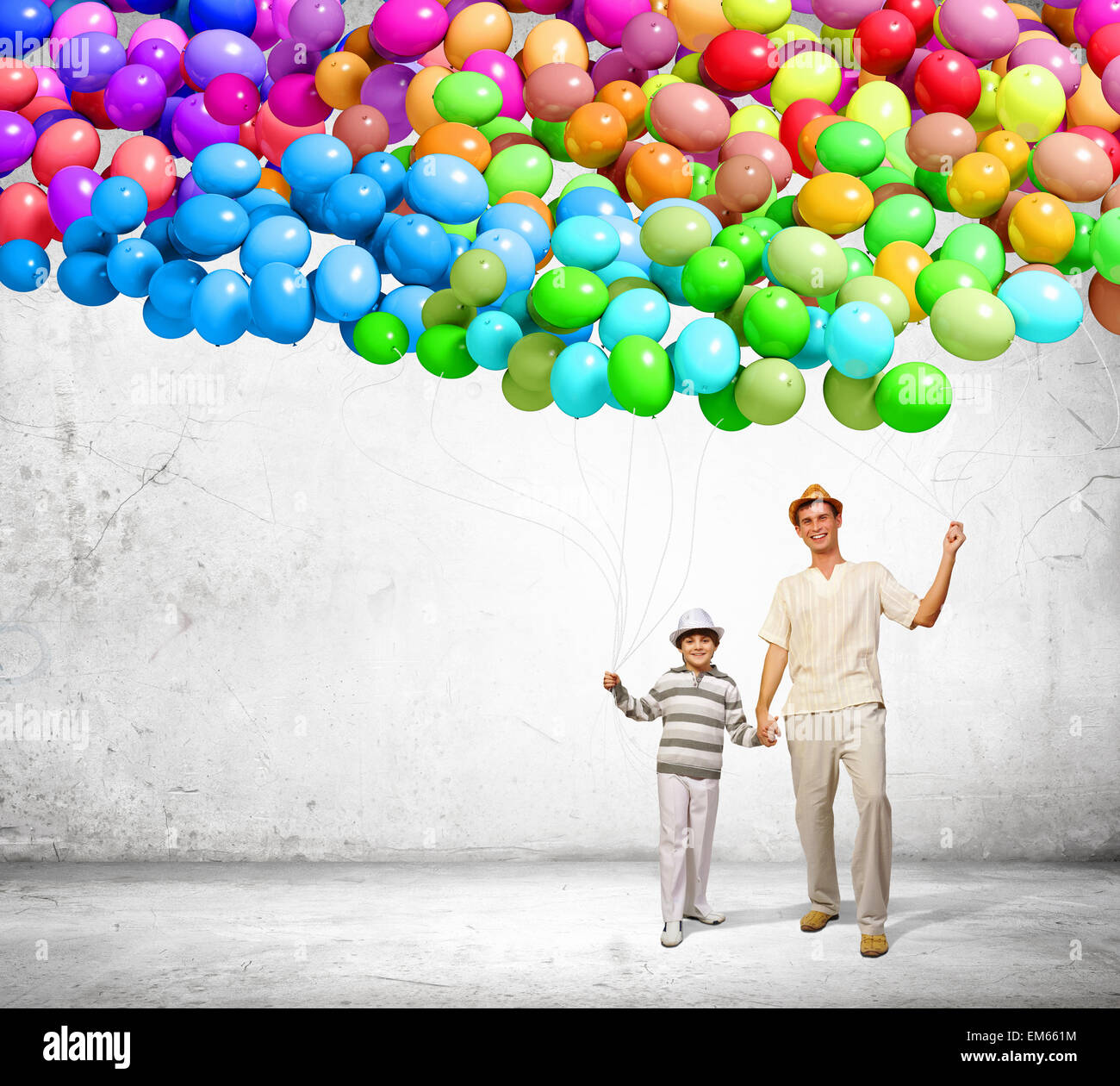 Father and son Stock Photo - Alamy