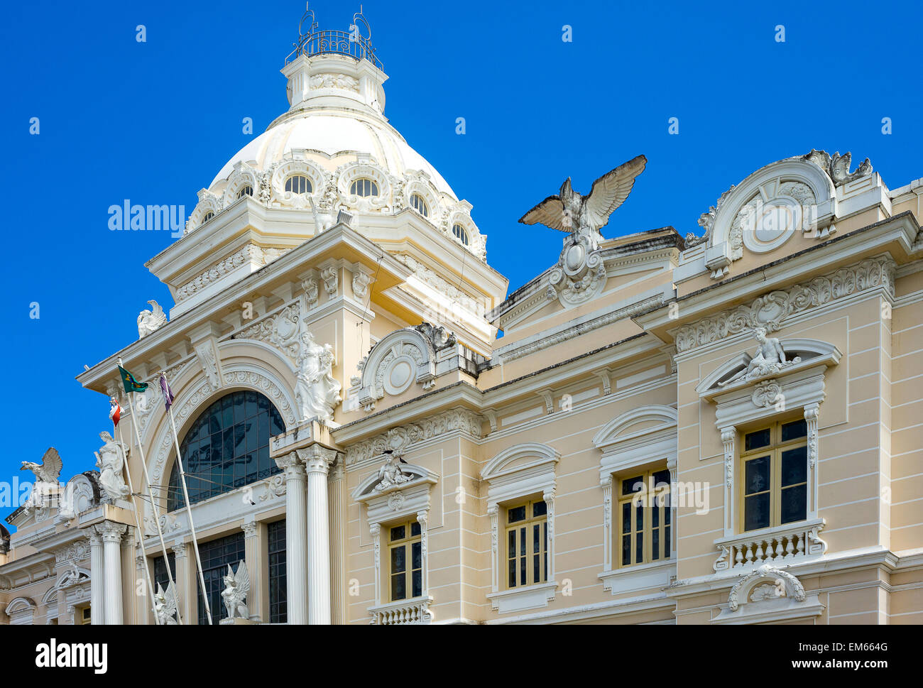 Brazil, Salvador, the Rio Branco palace Stock Photo - Alamy