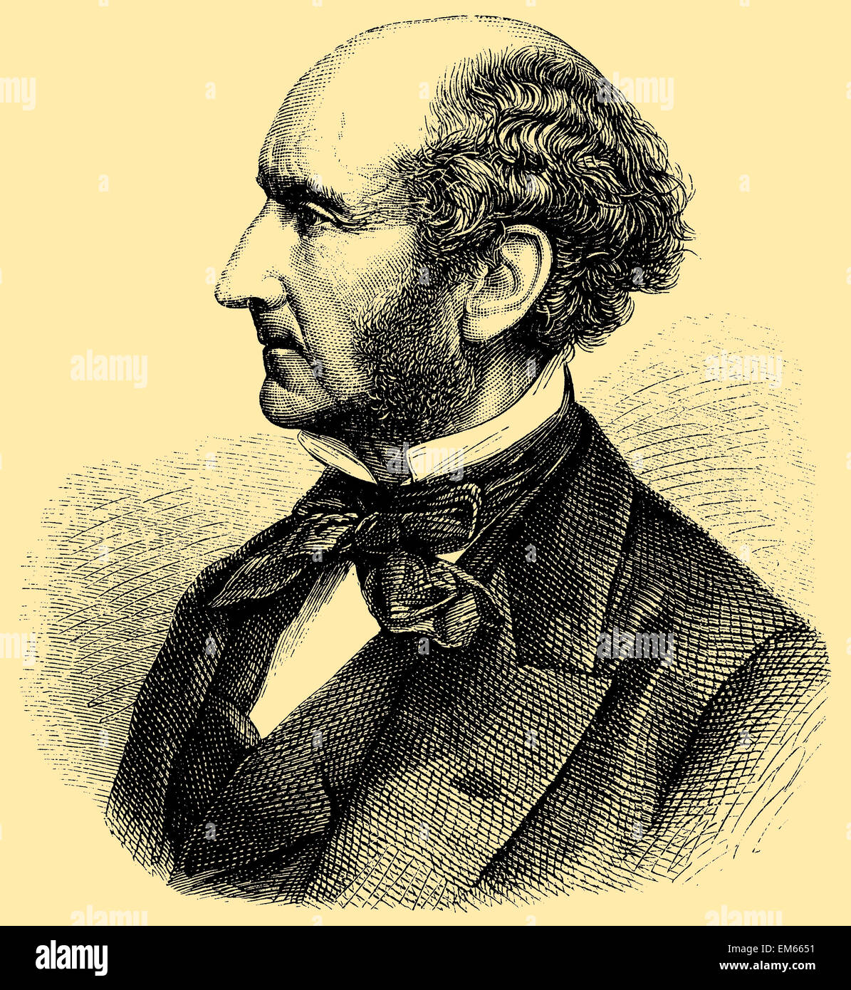 John Stuart Mill (1806–1873), an influential classical liberal thinker ...