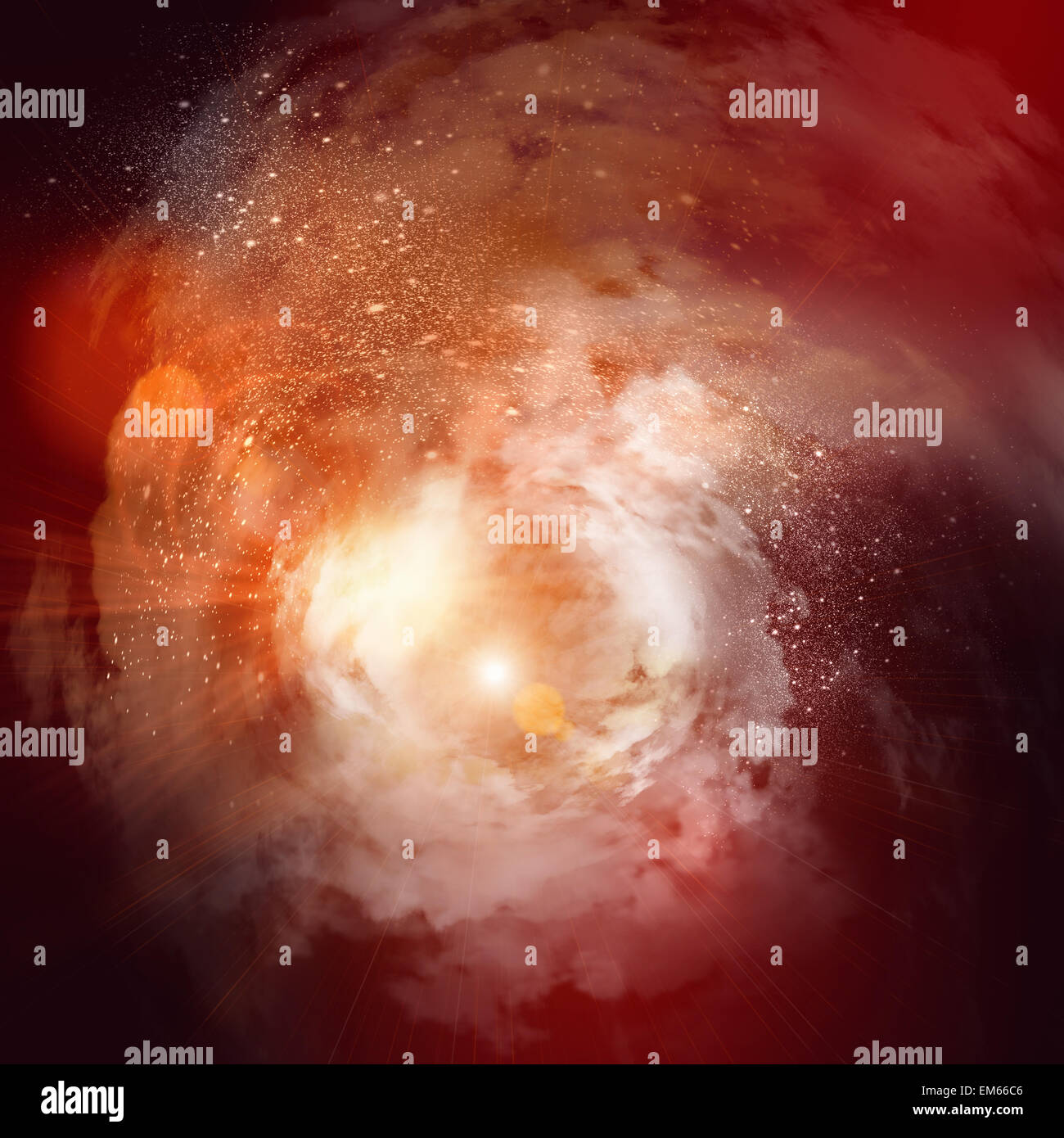 Cosmic clouds of mist Stock Photo - Alamy