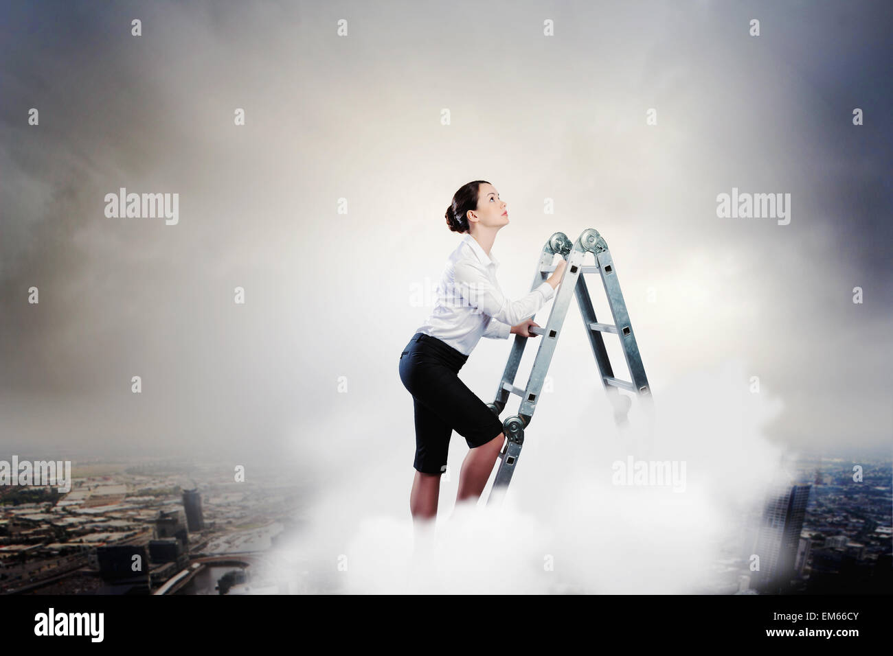 Ladder of success Stock Photo - Alamy