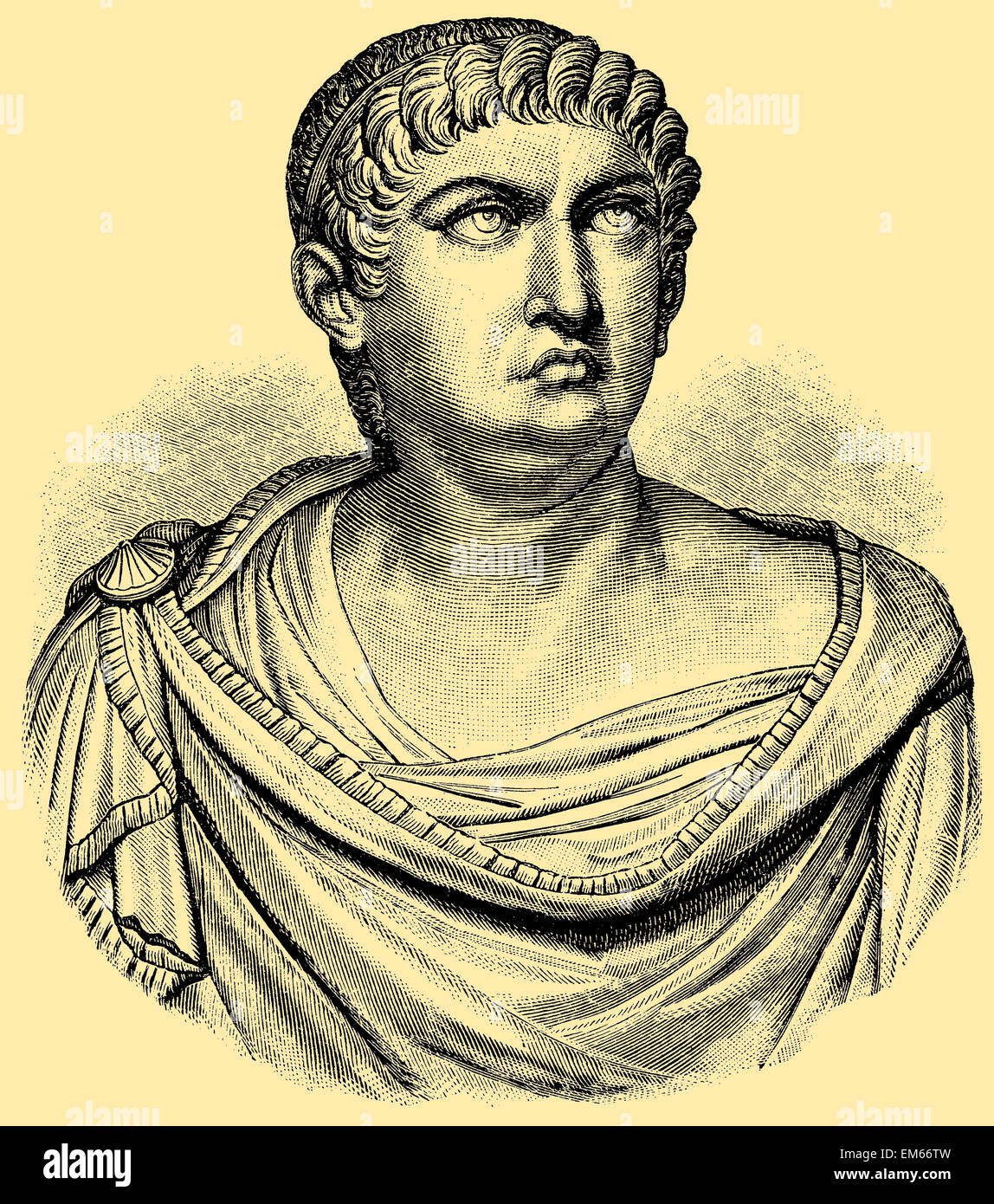 Nero (37 - 68), Roman emperor Stock Photo - Alamy Nero (37 - 68), Roman emperor Stock Photo - Alamy