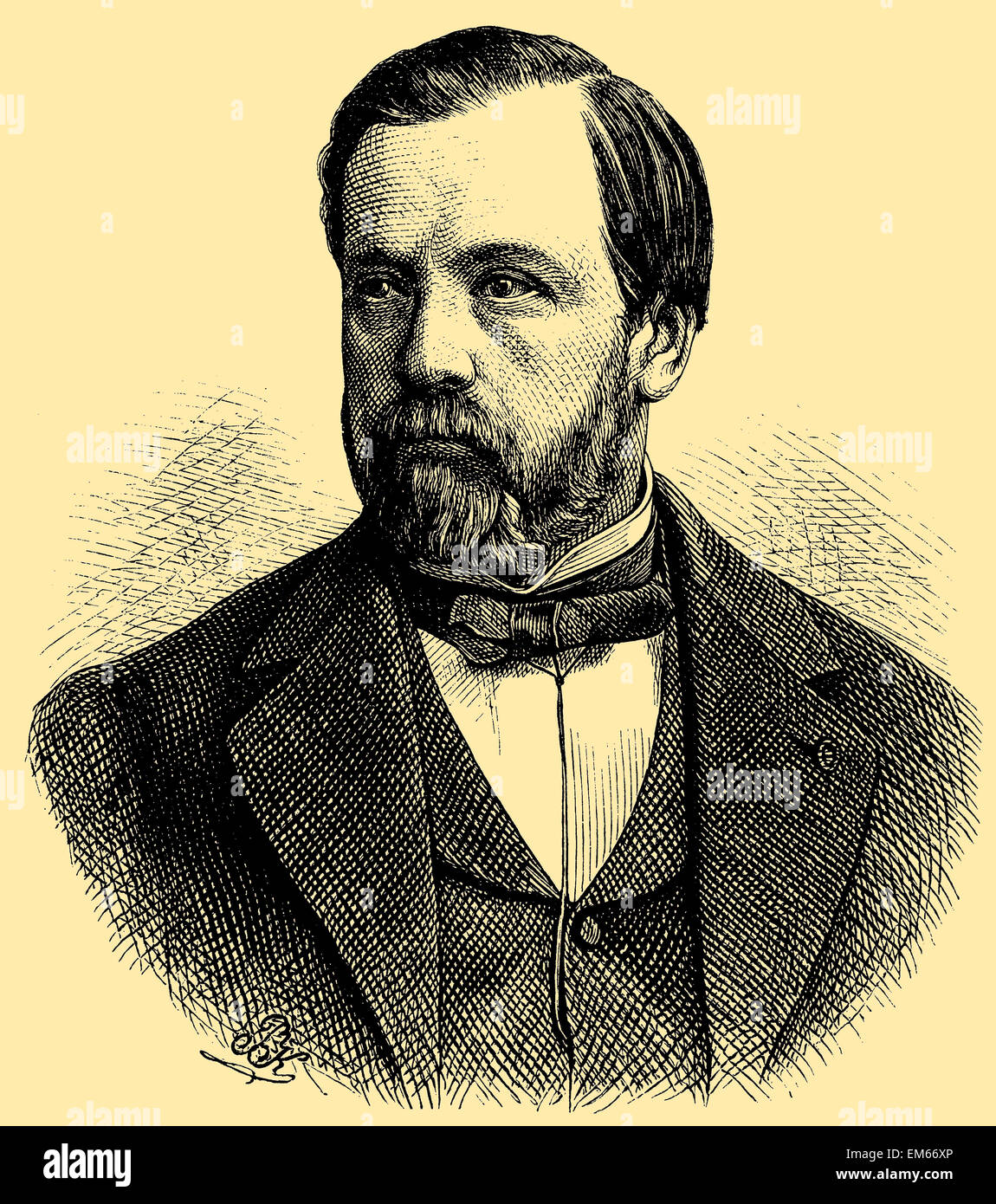 Louis Pasteur (1822–1895), French chemist and microbiologist Stock ...