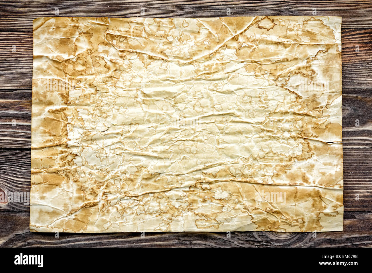 Wood texture with paper Stock Photo - Alamy