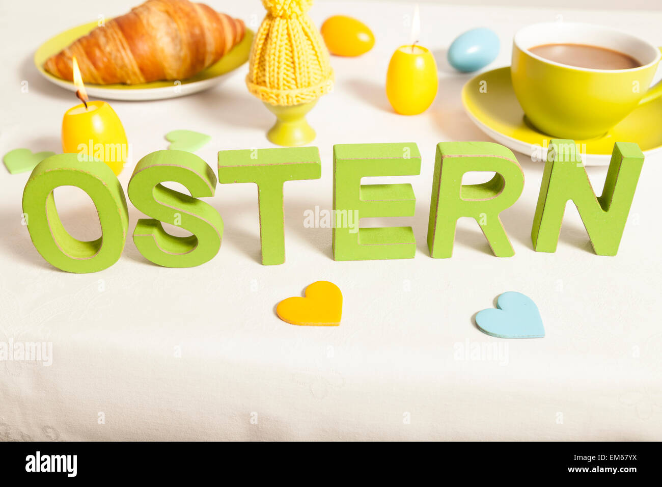 German breakfast table hi-res stock photography and images - Alamy