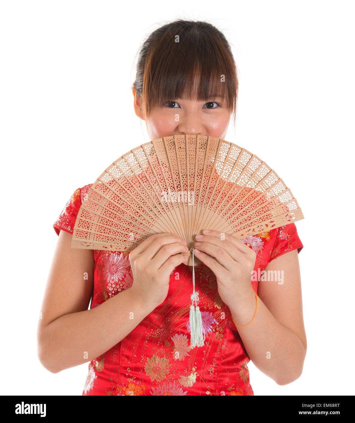 Asian Beauty Posing Chinese Fan High Resolution Stock Photography and ...